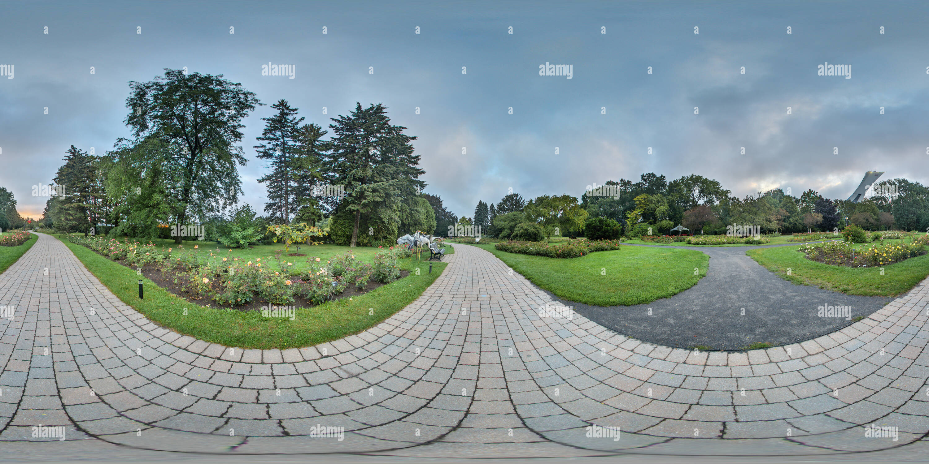 360° view of Chinese Garden - Botanical Garden MTL - Alamy