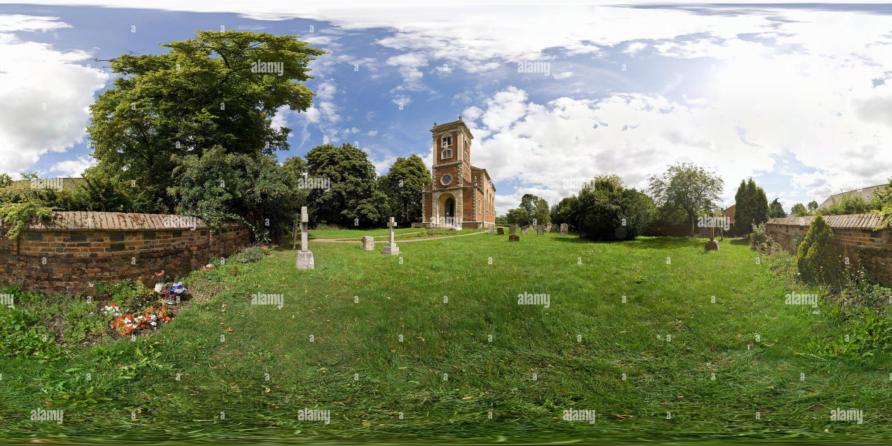360° view of Panorama, St Mary Magdalene Church, Willen, Milton Keynes ...