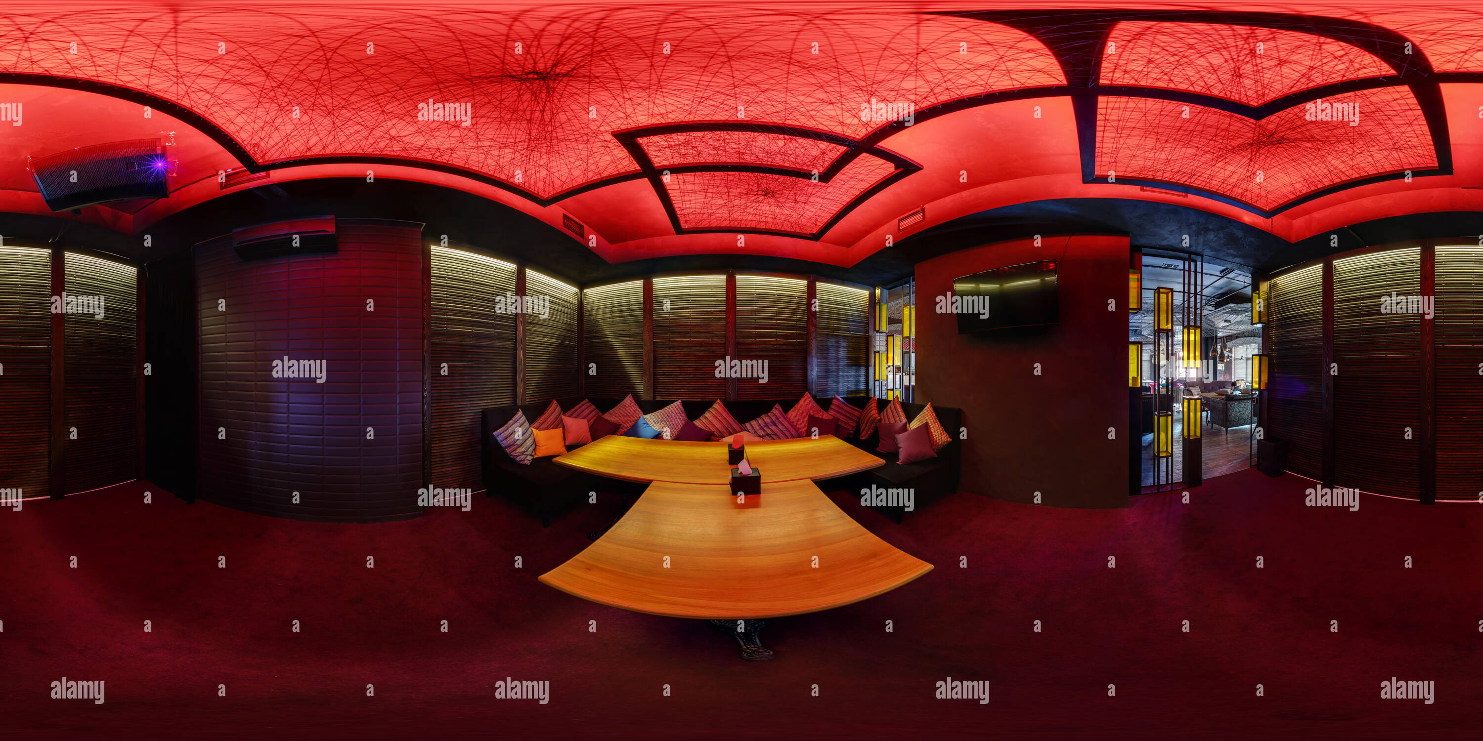 360° view of MINSK, BELARUS - MAY, 2018: full seamless spherical hdri ...