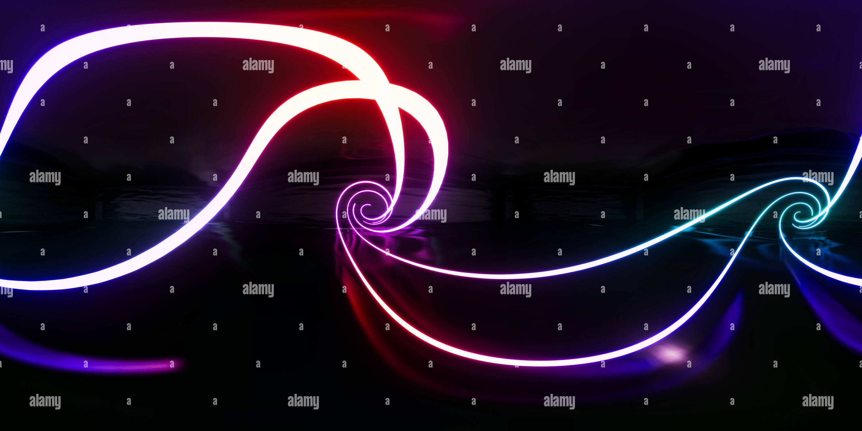 360° view of Colorful abstract panoramic background: geometric white ...