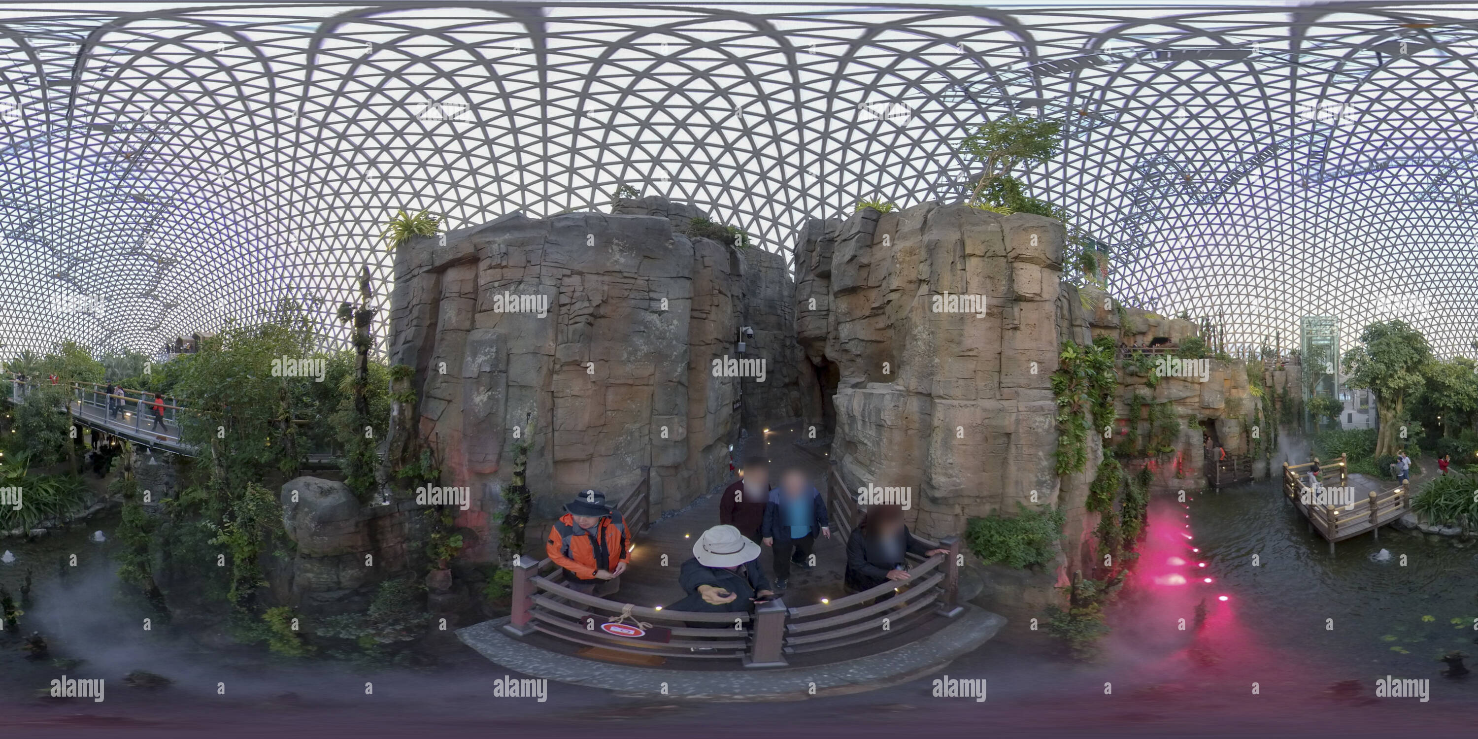 360° view of Geoje Jungle Dome - Alamy