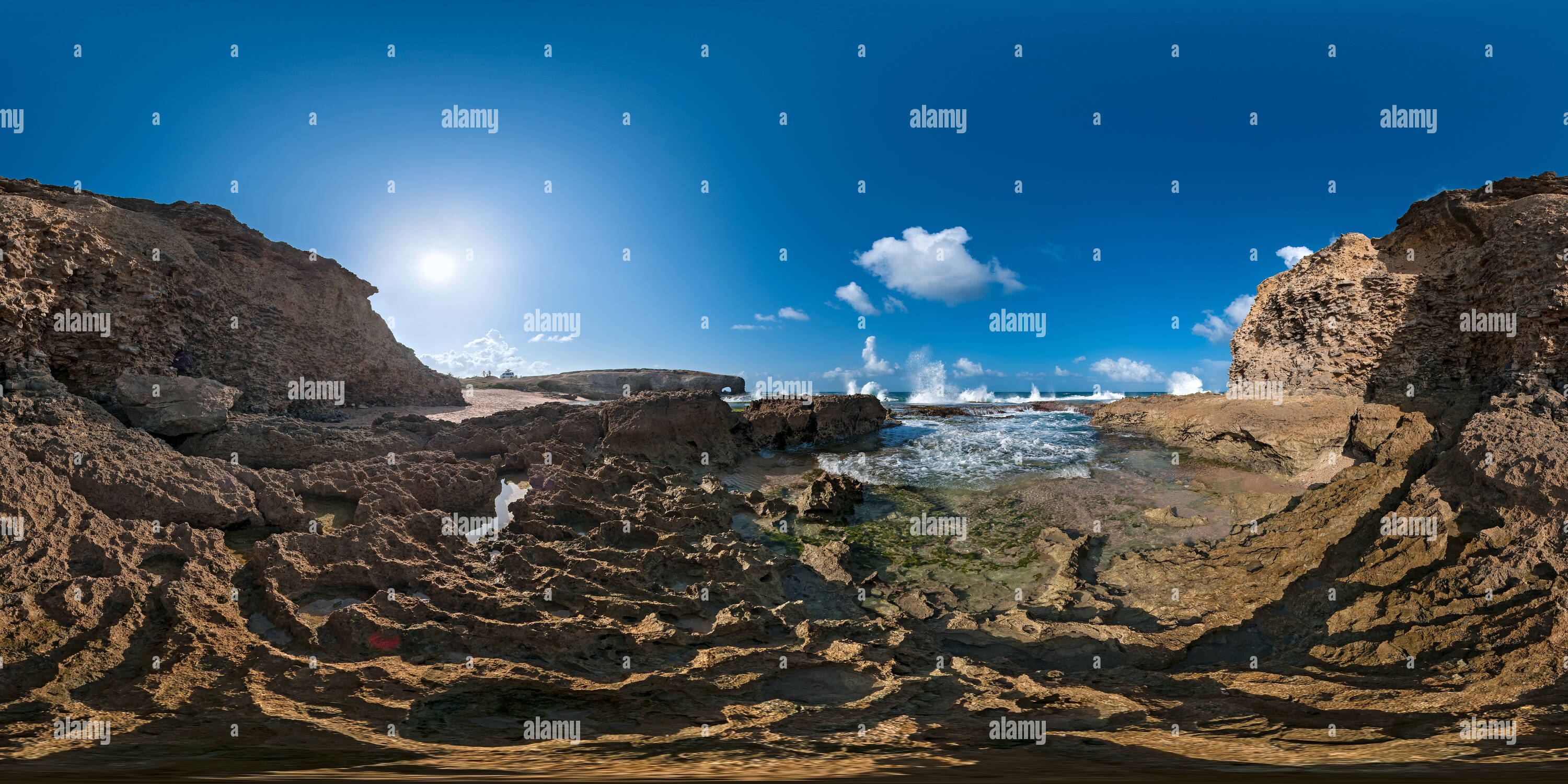 360° view of Little Bay 3 - Alamy