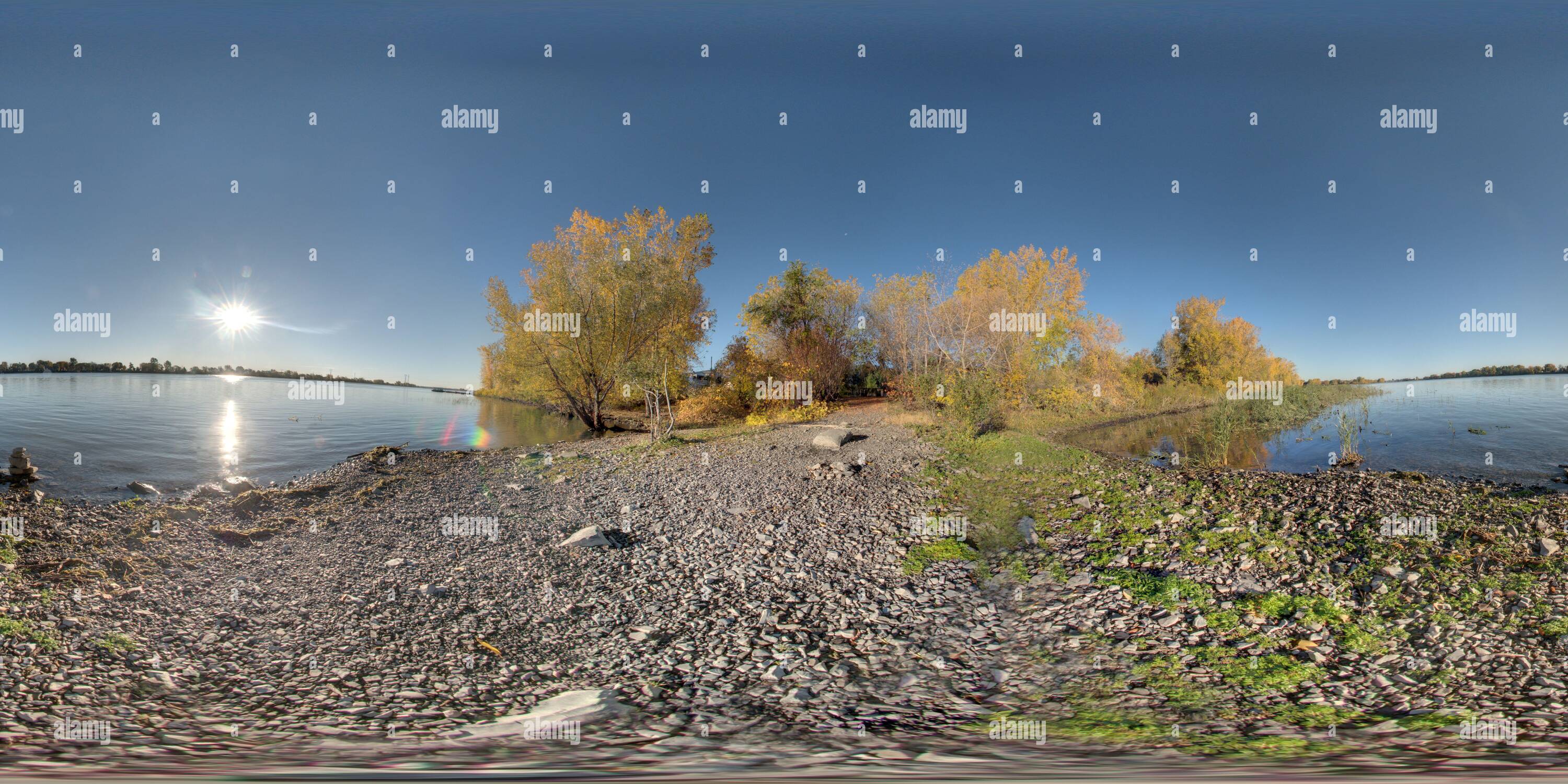 360° view of Autumn Colors of Monteal - Alamy