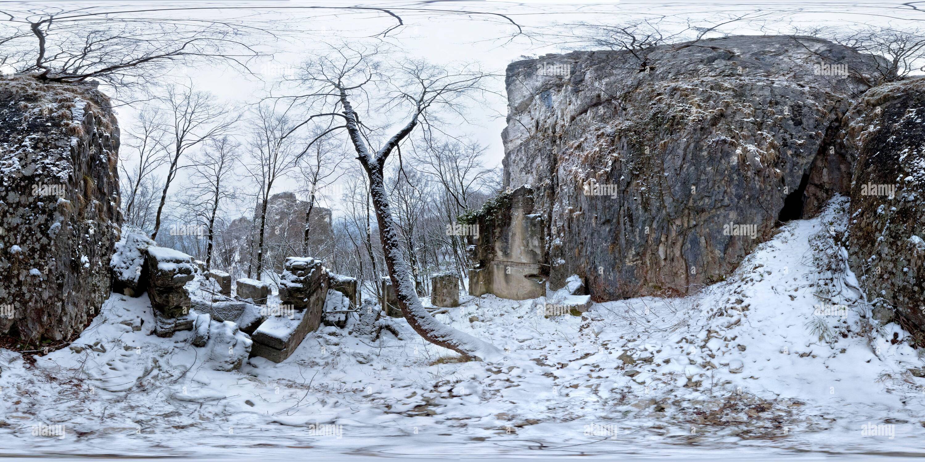 360° view of Vestiges of the Great War: winter at the Austro-Hungarian ...