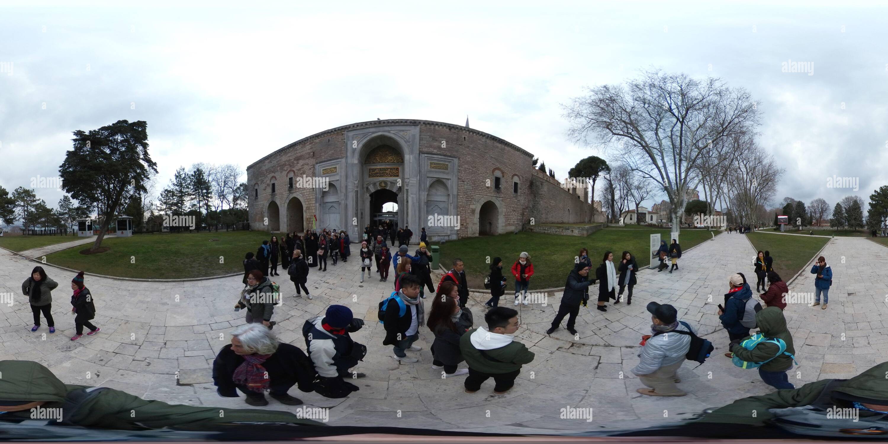 360° view of Topkapi Palace of the great Ottoman Empire, Istanbul ...