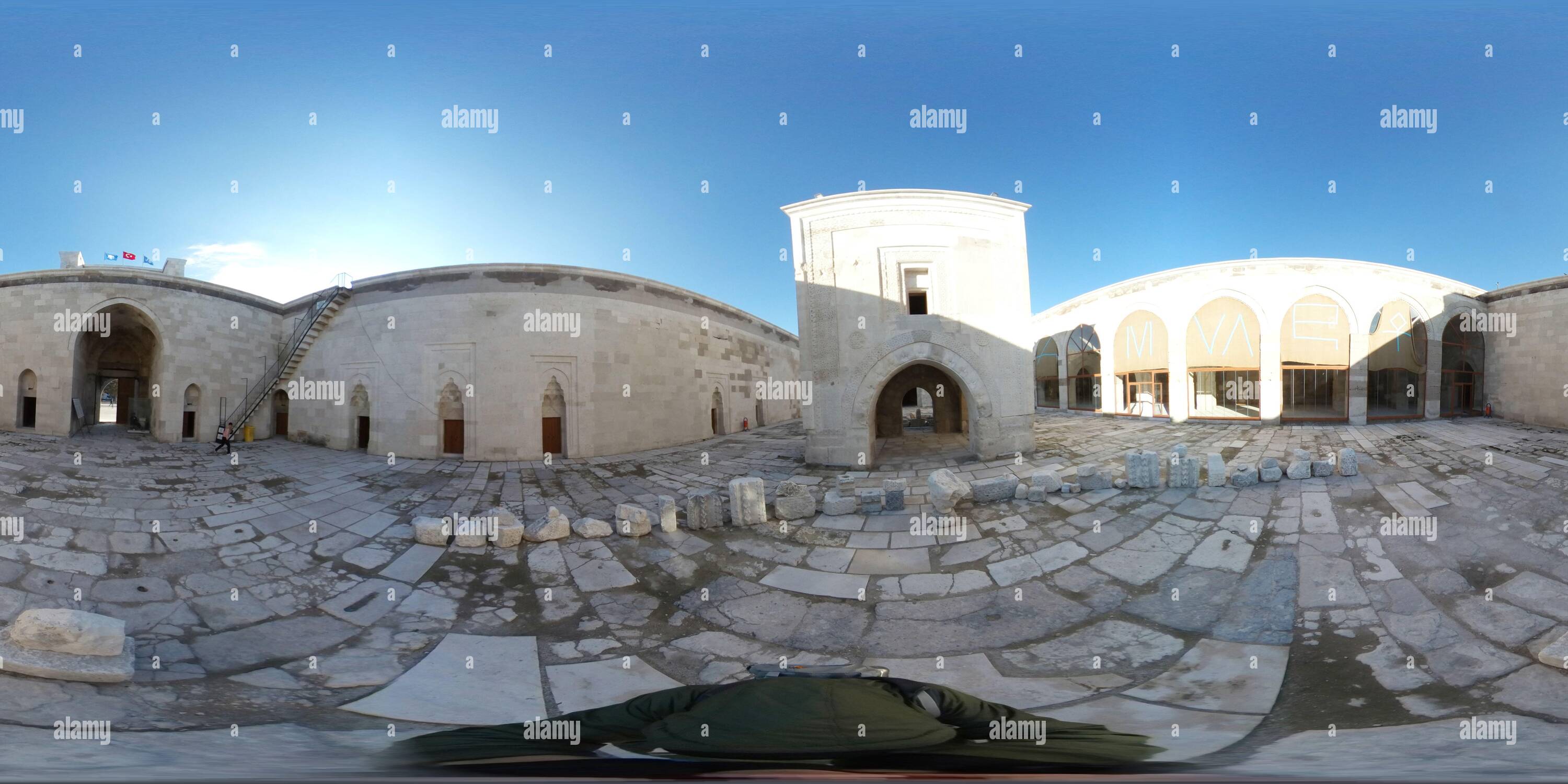360° view of caravanserai is a fortress used to protect merchants ...