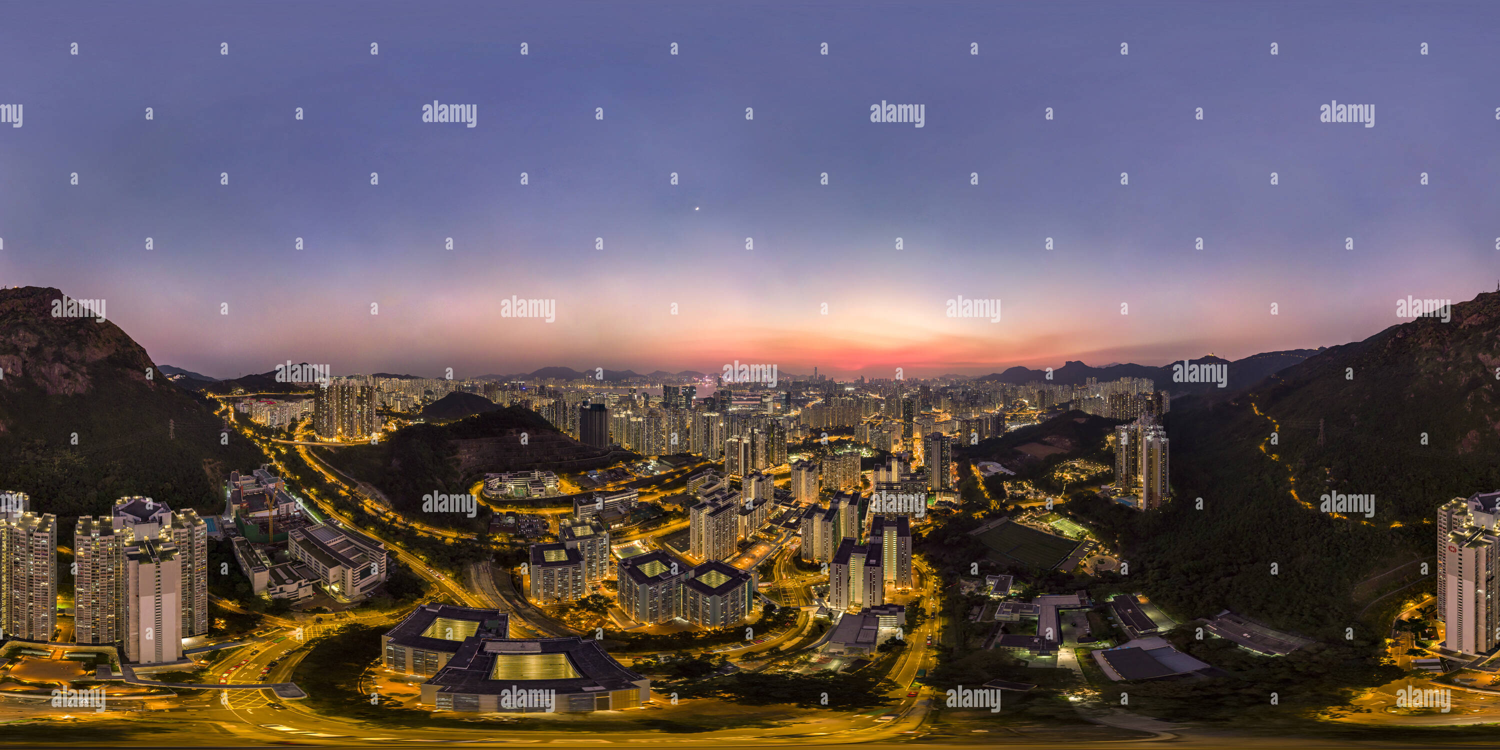 360° view of Choi Wan Estate(牛池灣彩雲邨), Ngau Chi Wan, Kowloon, HK - Alamy