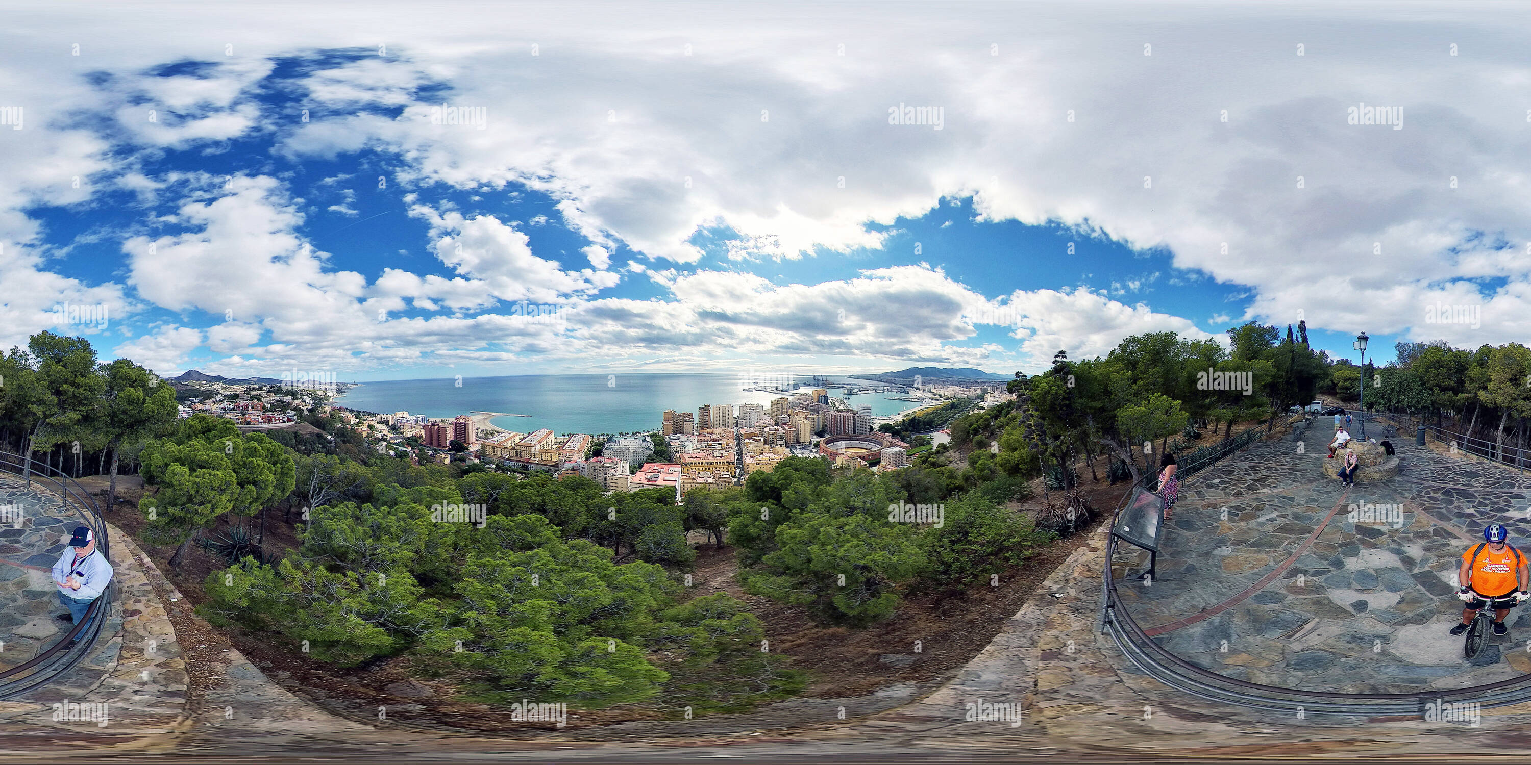 Gibralfaro viewpoint hi-res stock photography and images - Alamy