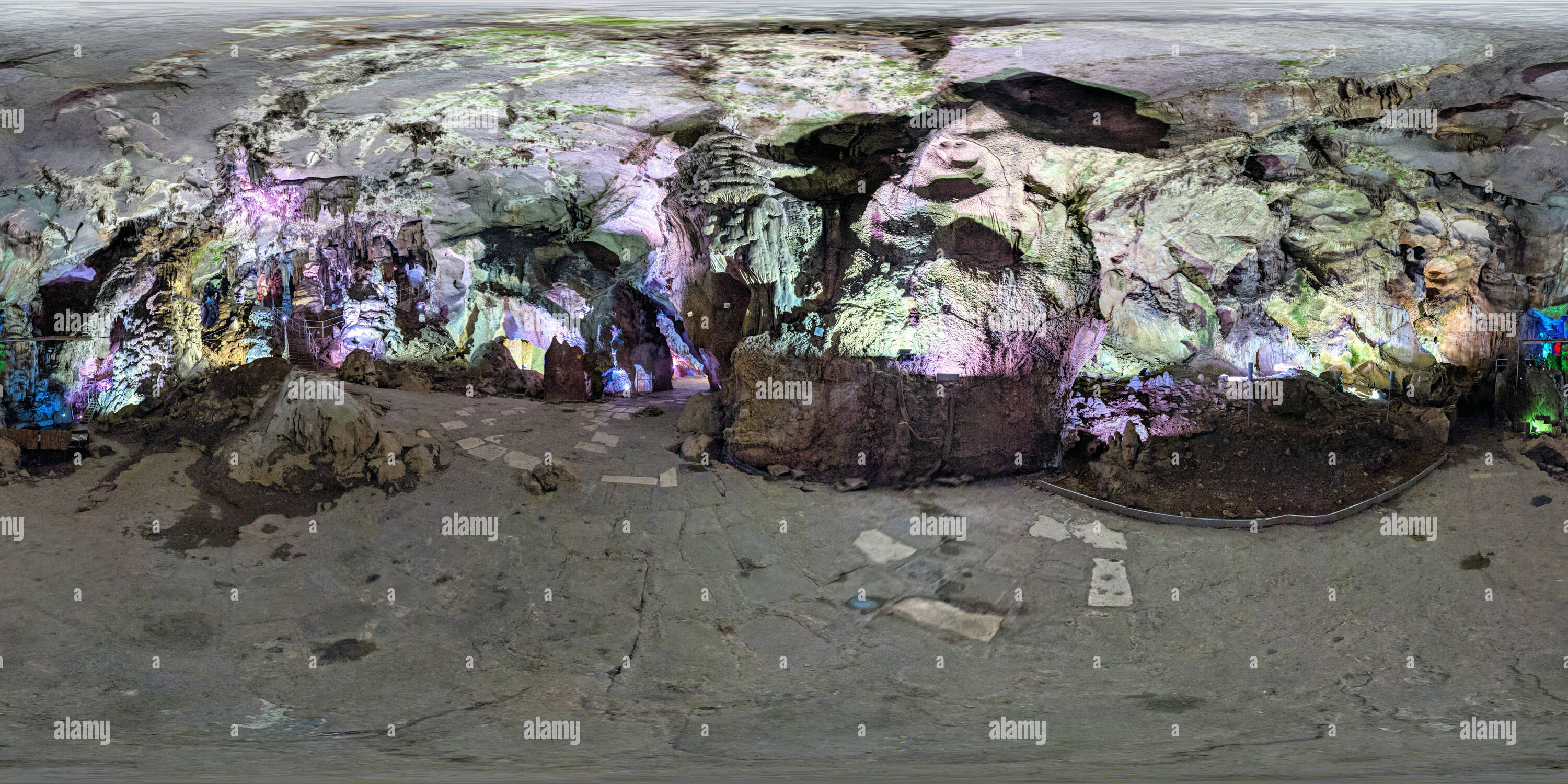 360° view of Ledenika Cave - Concert Hall Gallery - Alamy