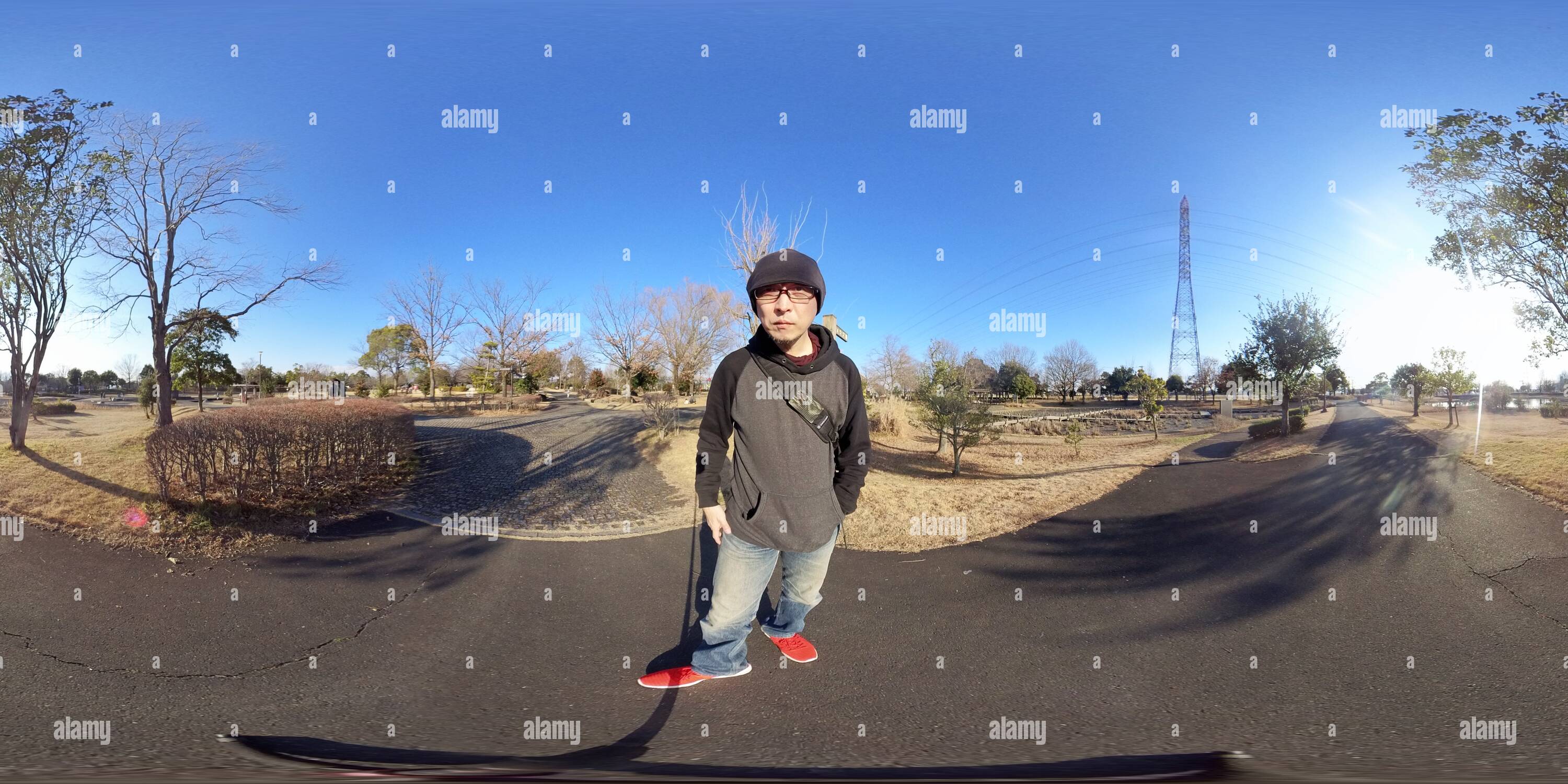 360° view of Insta360 ONE R Example - Alamy