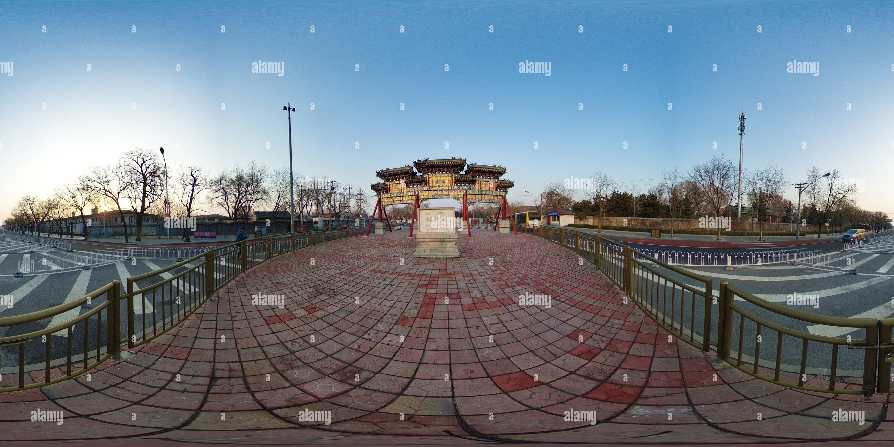 360° view of Pailou at the East Palace Gate of the Summer Palace - Alamy
