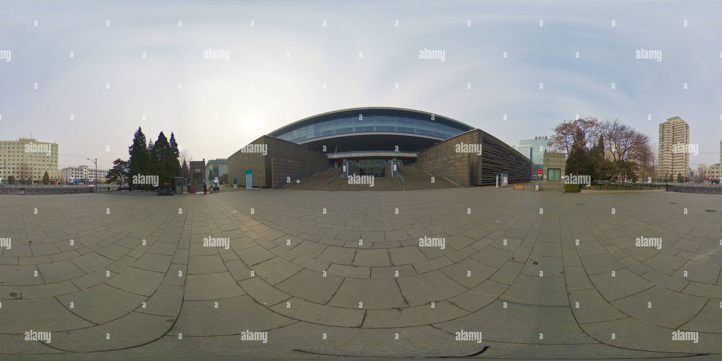 360° view of North building of the National Library of China - Alamy