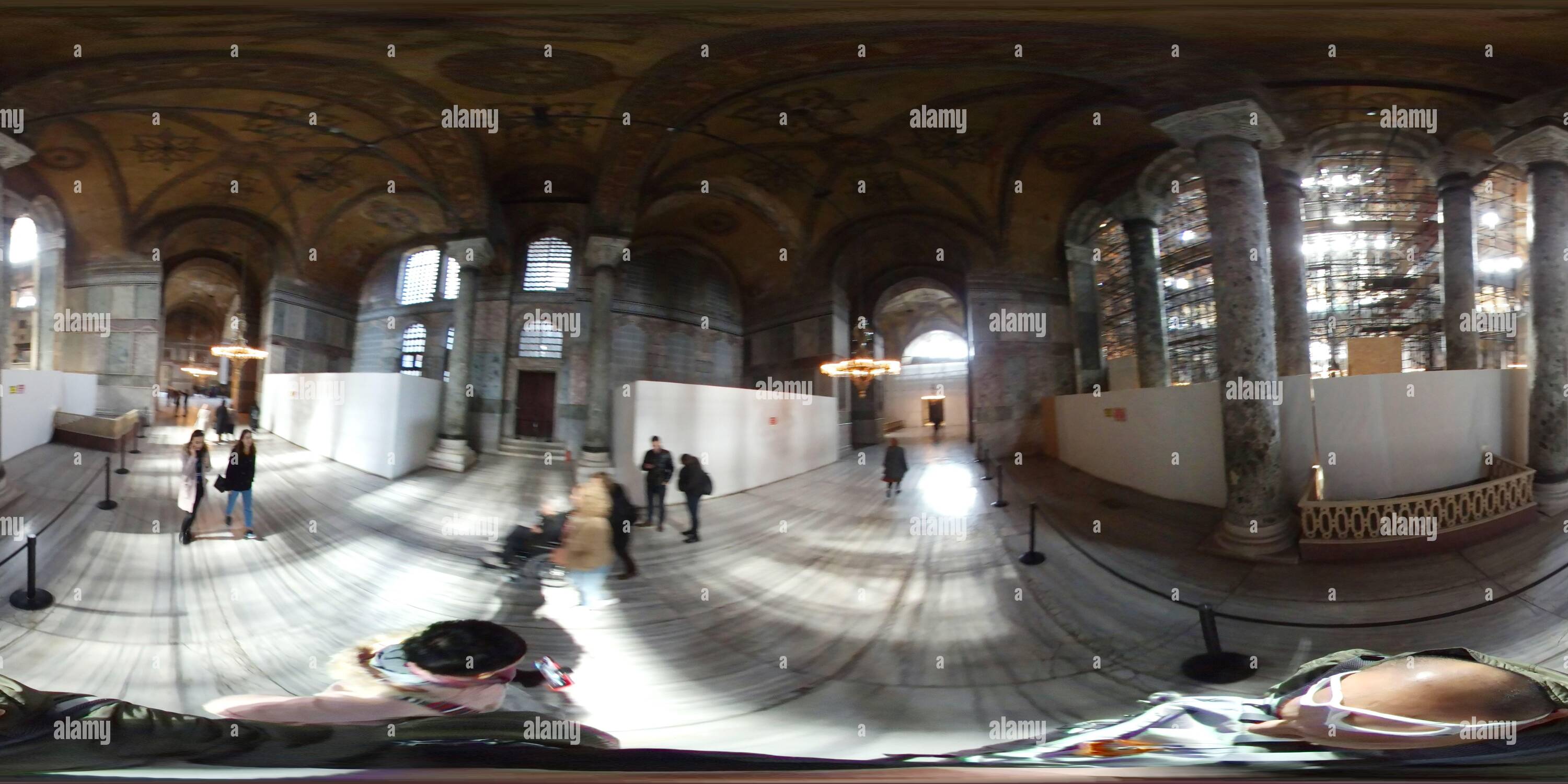 360° view of St Sofia, a cathedral and a mosque in Turkey - Alamy