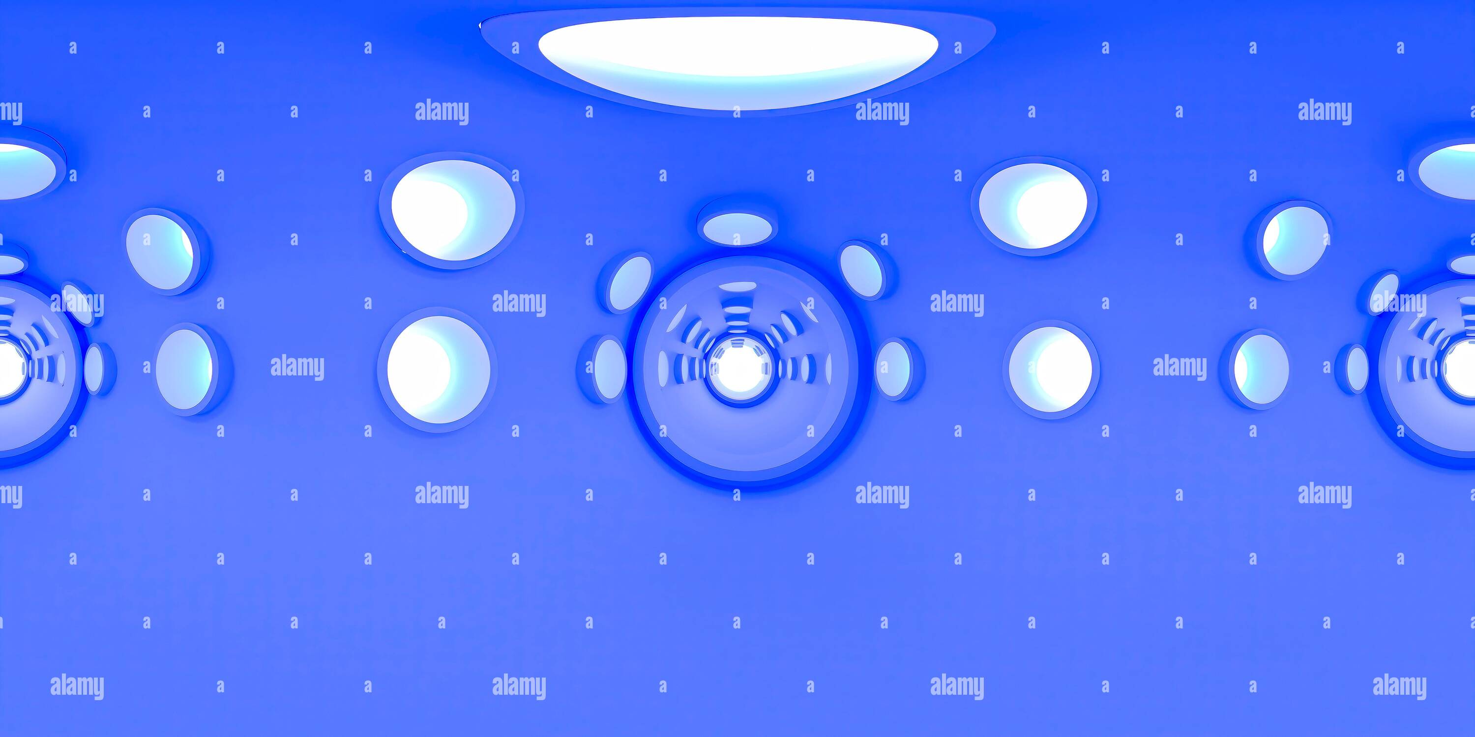 360° view of 3d illustration, 3d rendering, vr 360 panorama abstract ...