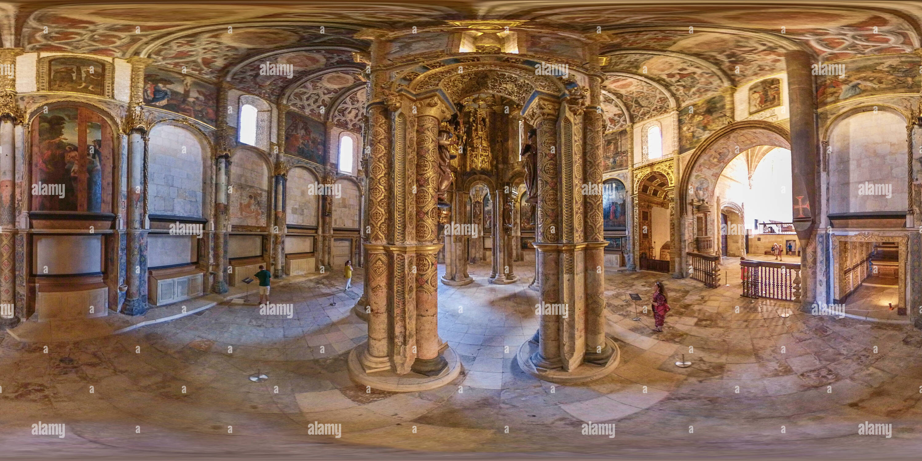 360° view of Convento de Cristo, Tomar, Portugal - Alamy