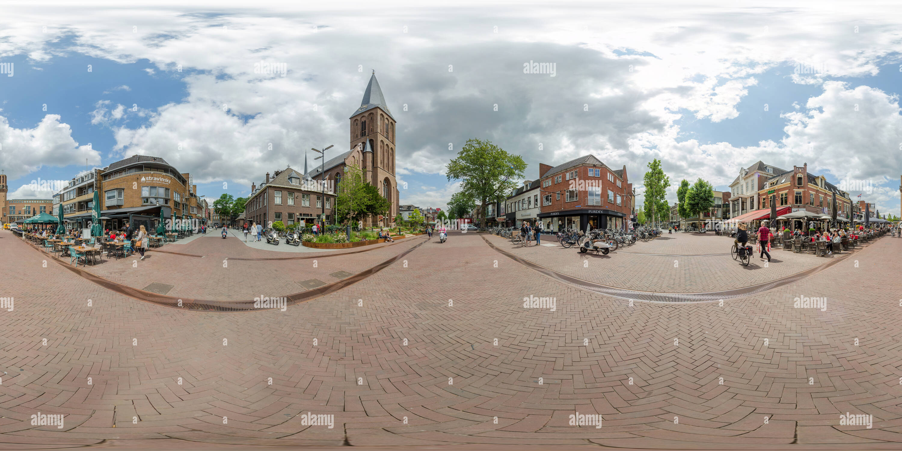 360° view of Hengelo City Centre, Netherlands - Alamy