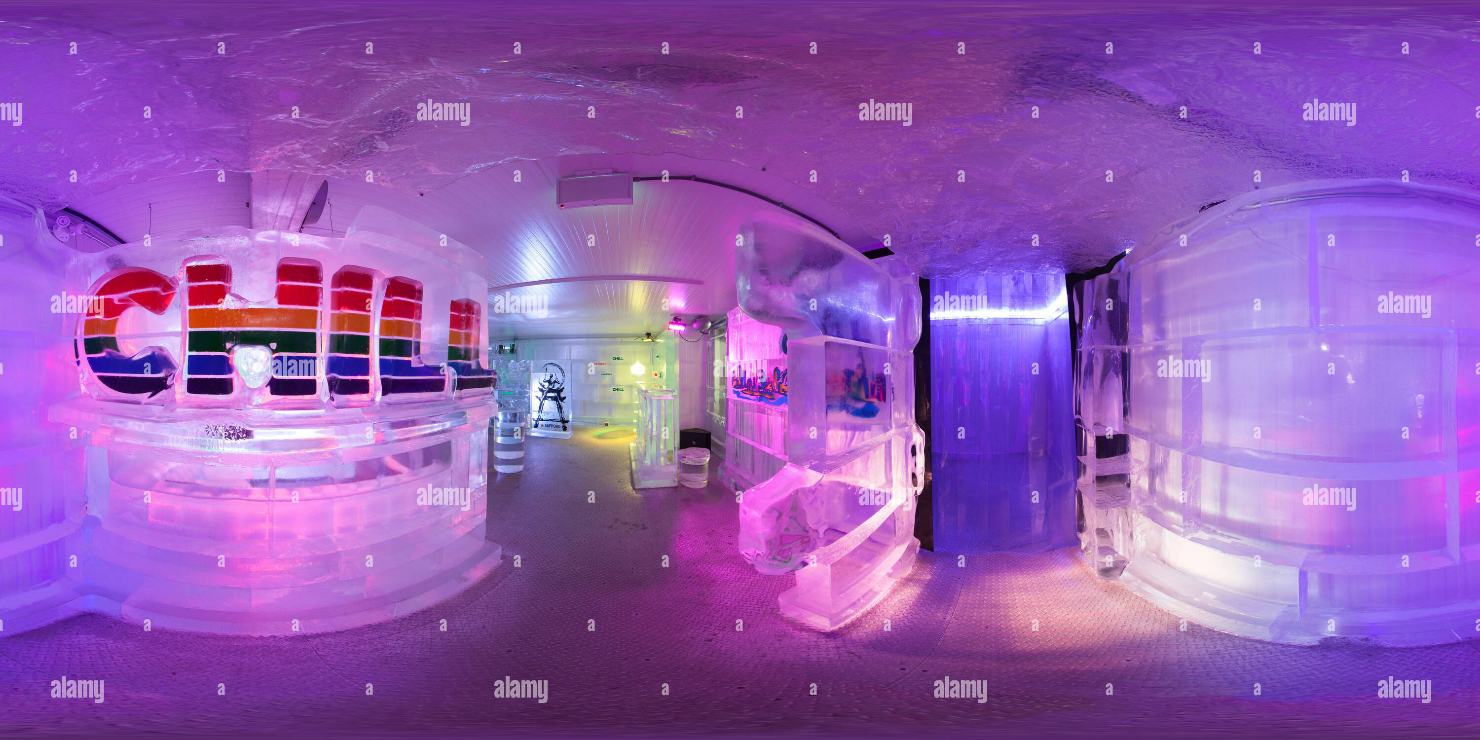 360° view of Ice Bar in Toronto - Alamy