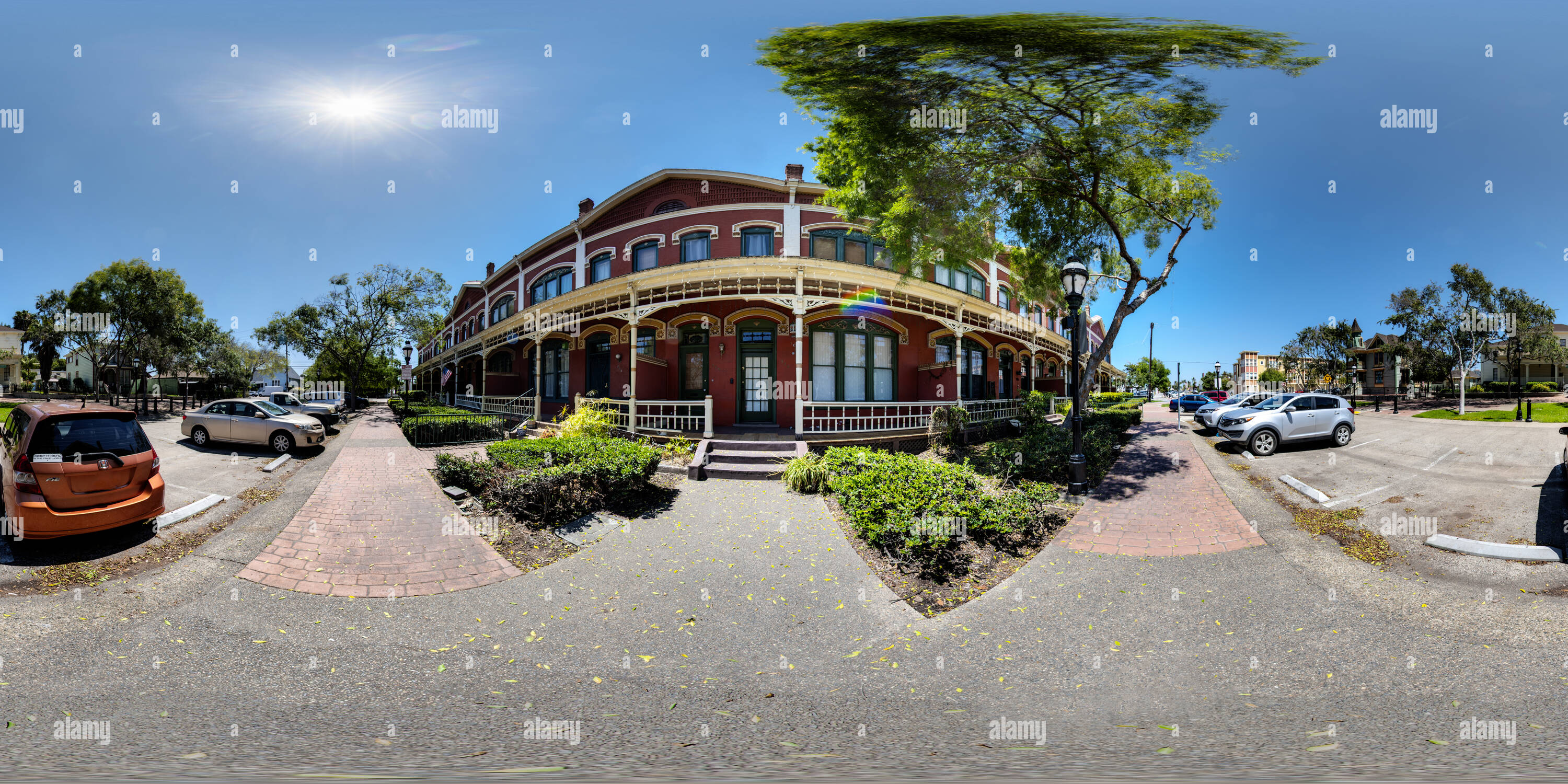 360° view of Brick Row on Heritage Square in National City, California ...