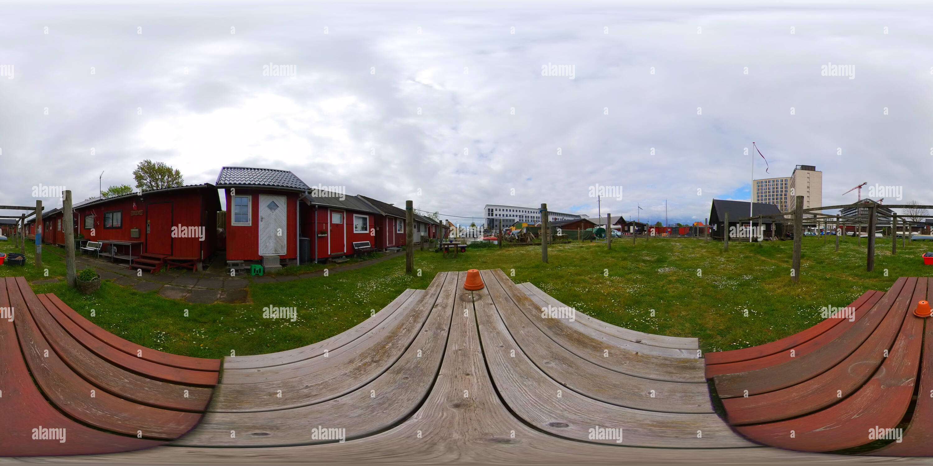 360° view of Kastrup Old Marina - Alamy
