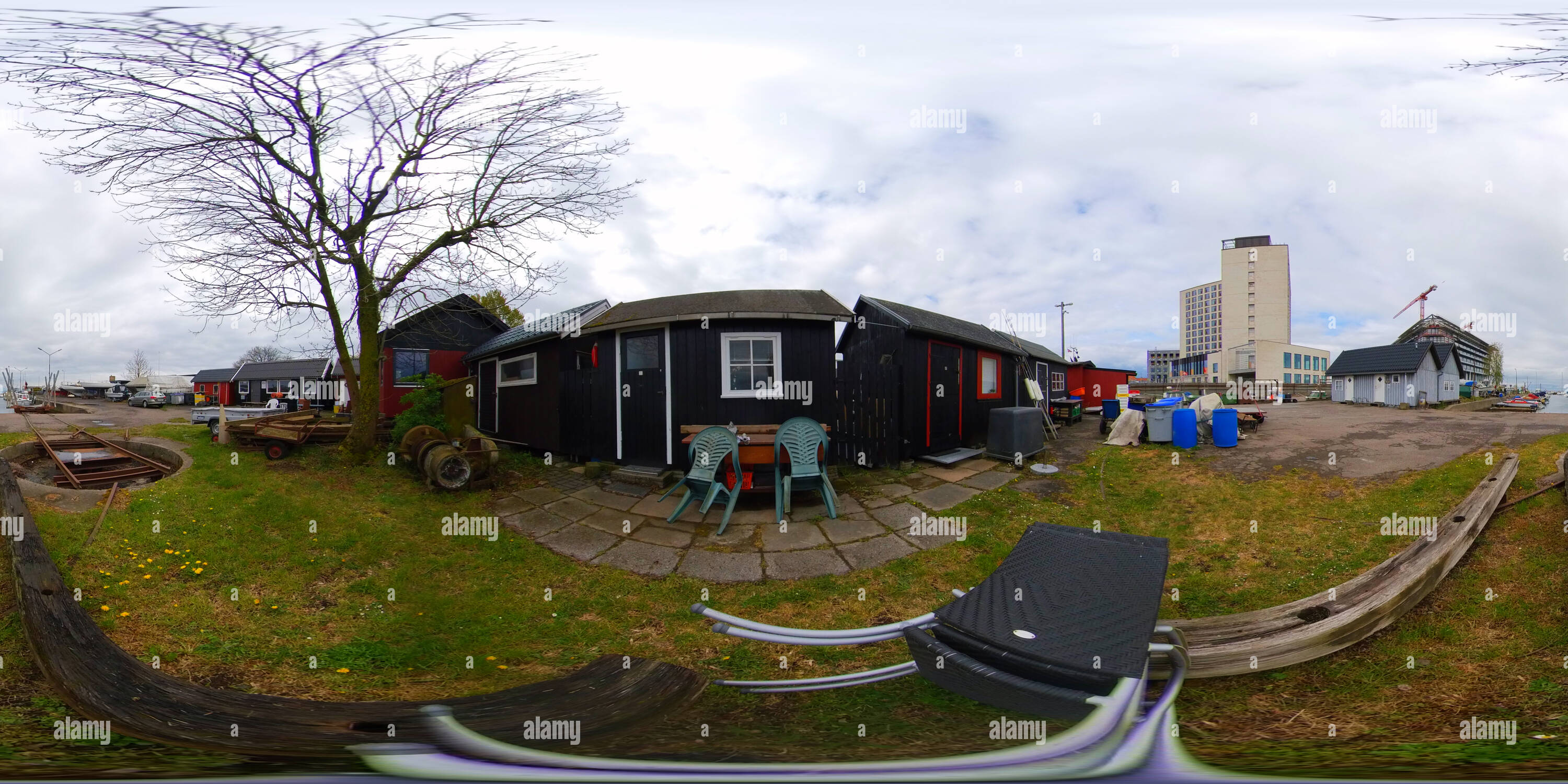 360° view of Kastrup Old Marina - Alamy