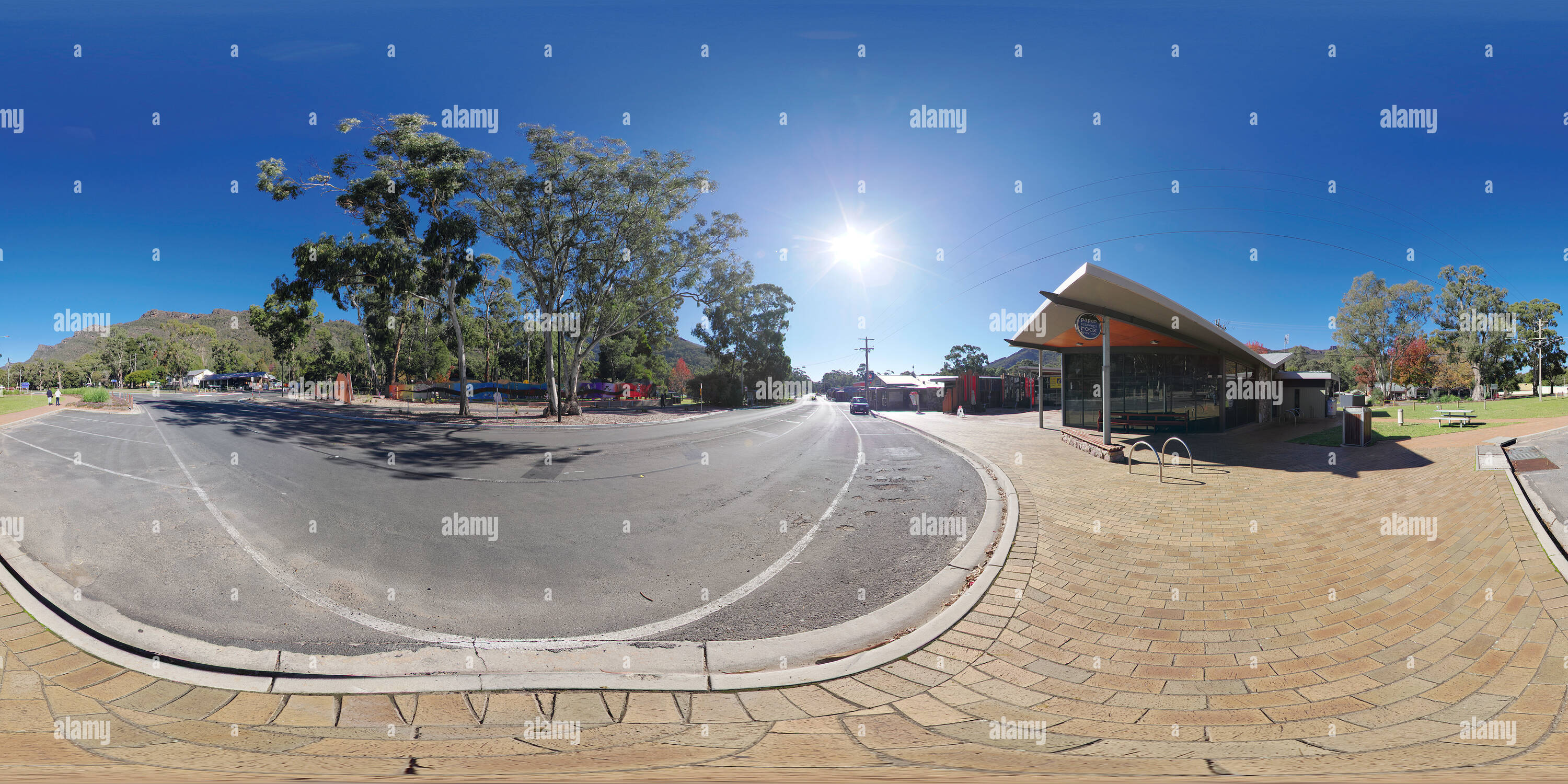360° view of Mural in Halls Gap - Alamy