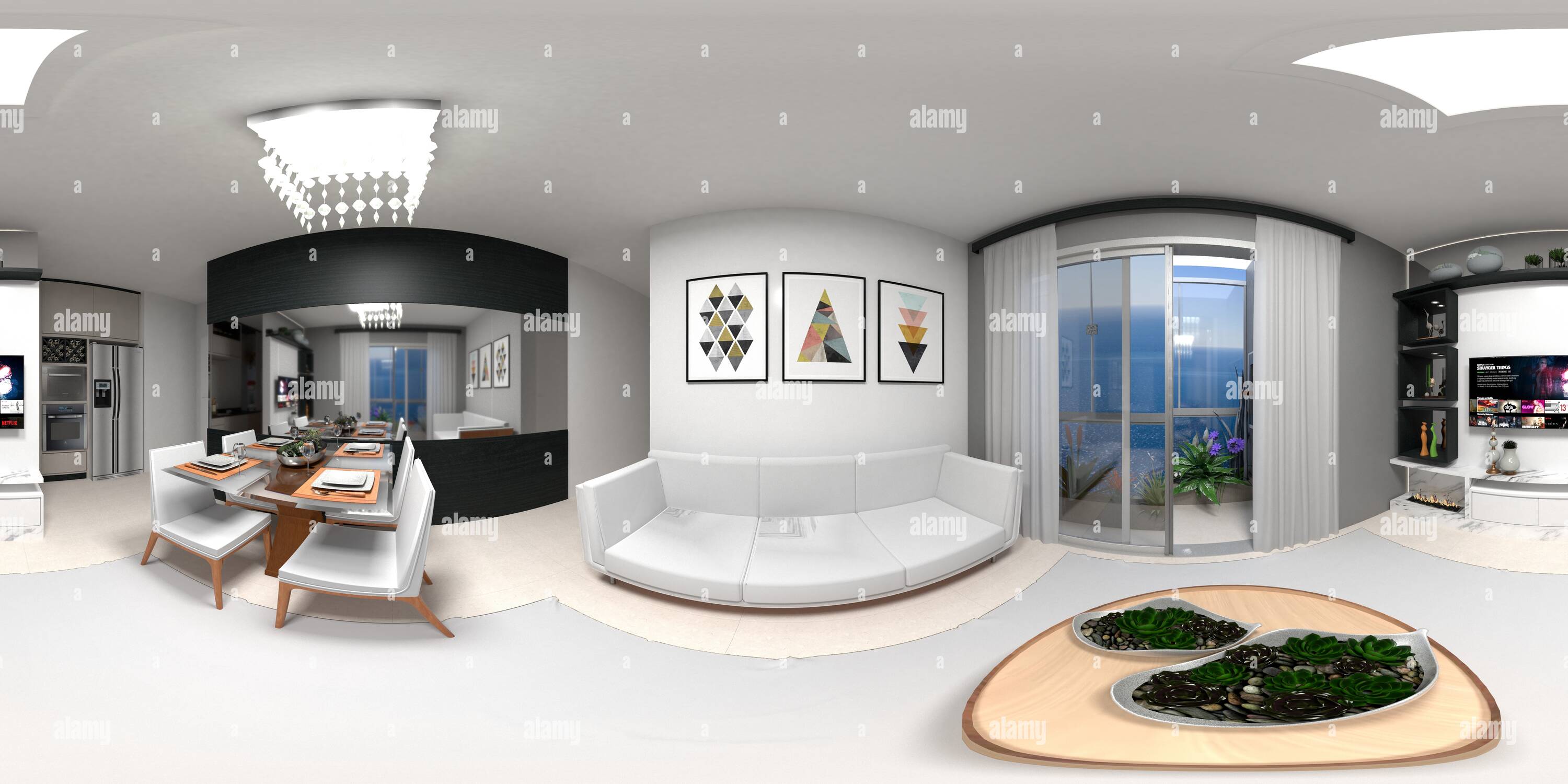 360° view of Project room panoramic - Alamy