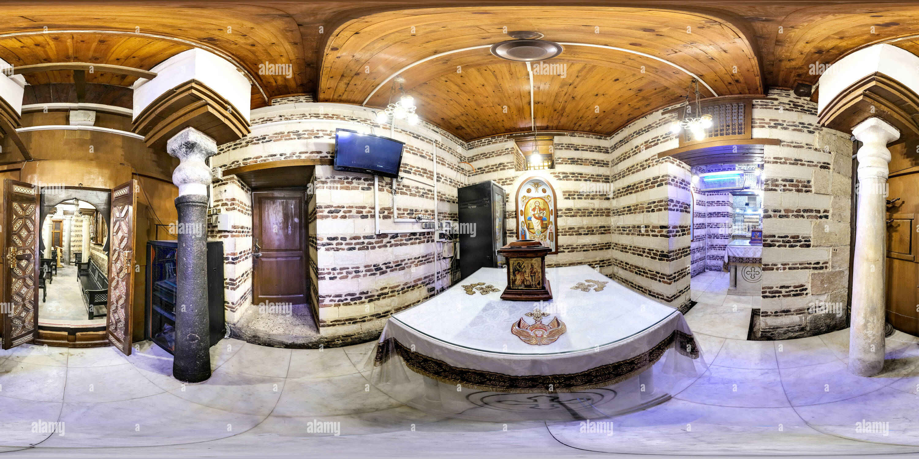 360° view of Virgin Mary Halet el-Hadid, Haret Zeweila 7 - Alamy