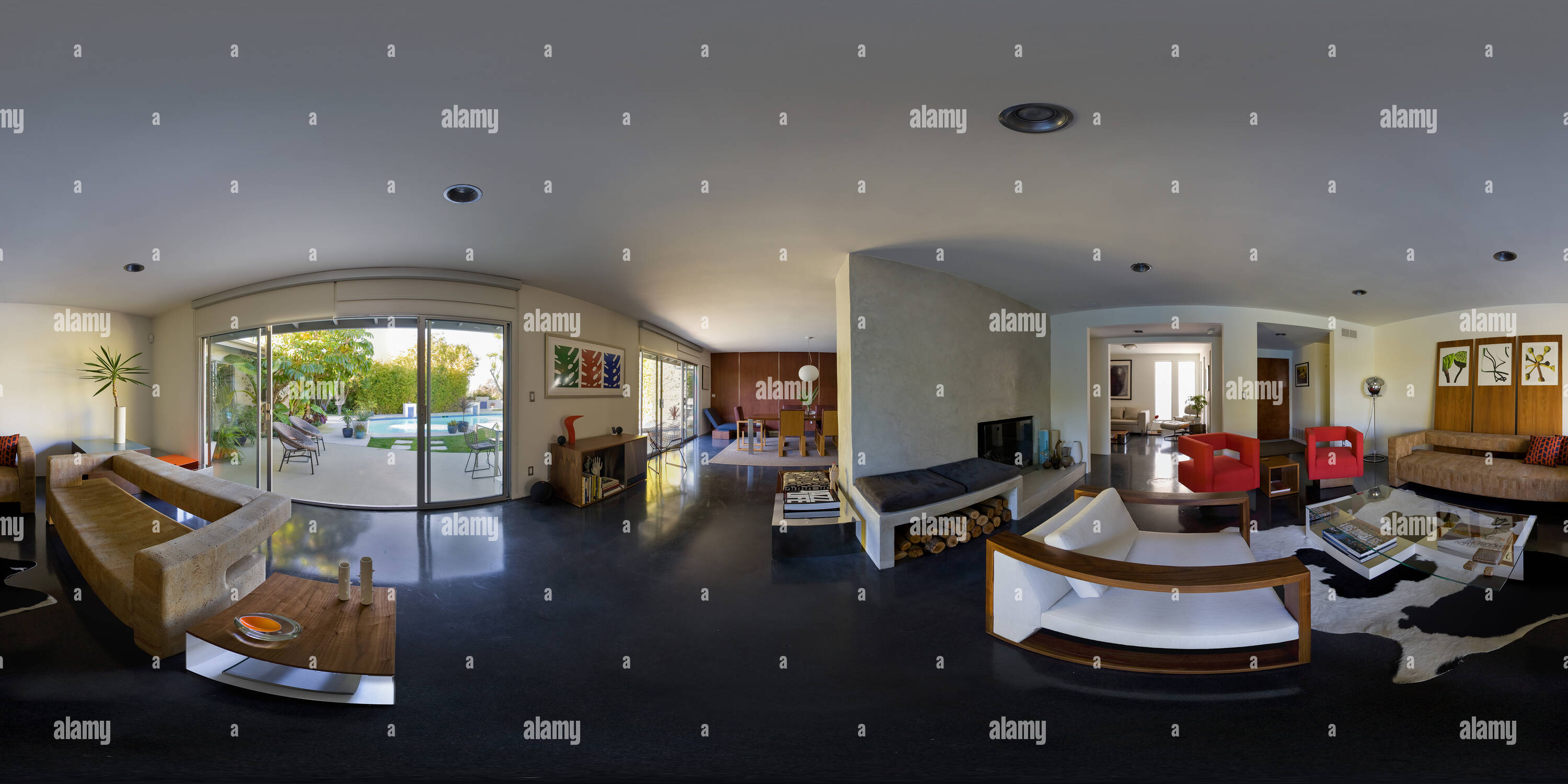 360° view of Home of Reza Feiz, founder of Phase Design, Laurel Canyon ...