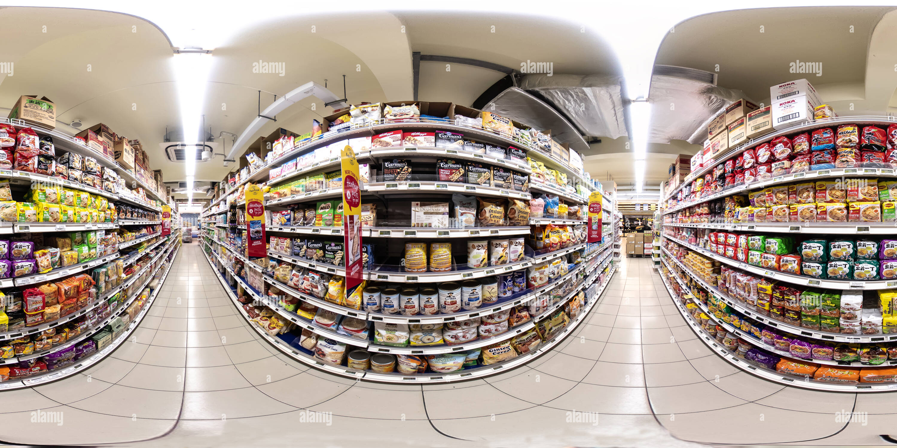 360° view of Instant Noodles 2nd phase of Opening Covid19 Circuit ...