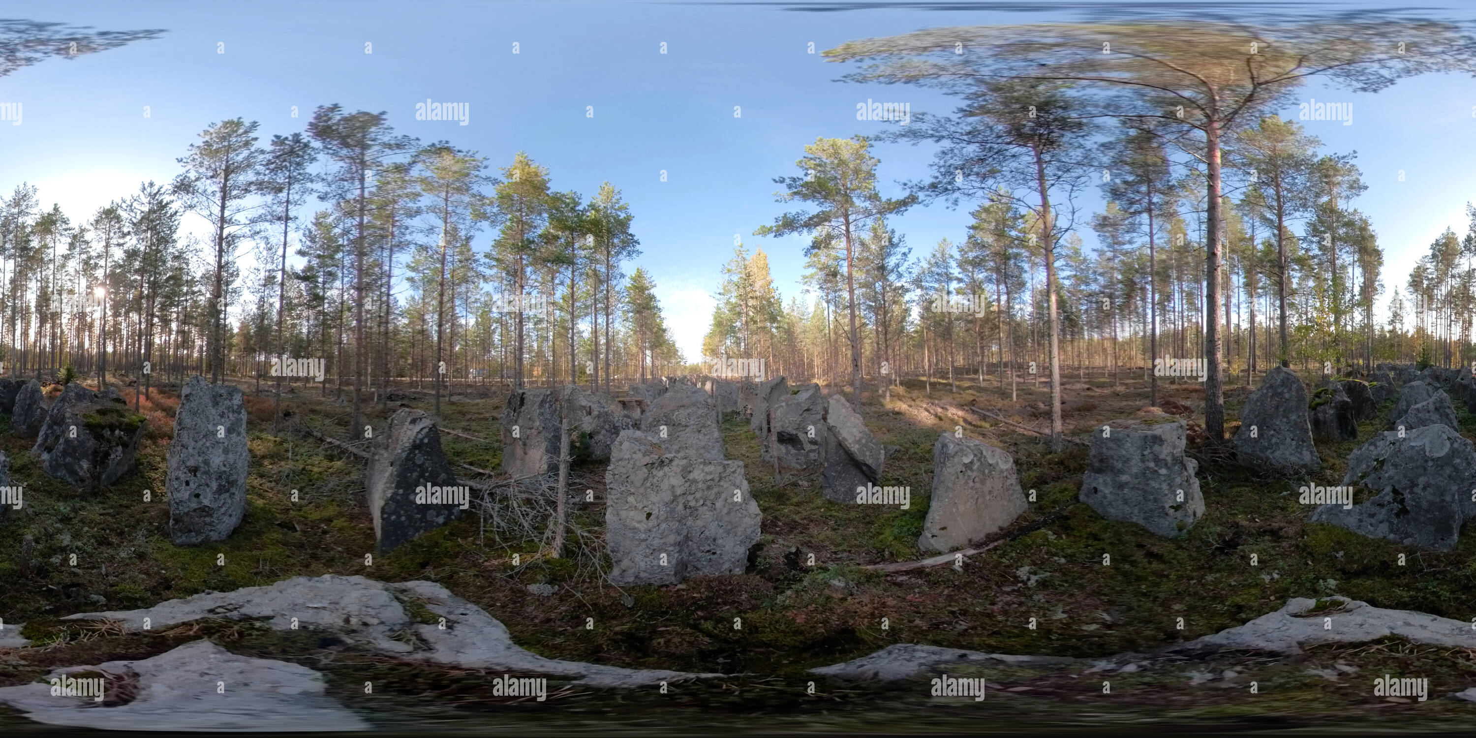 360° view of Anti-tank obstacle, Raasepori - Alamy