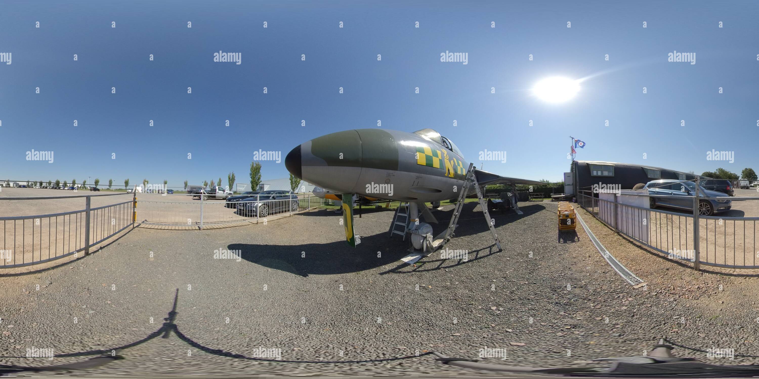 360° view of Hawker Hunter Fighter Jet left side nose view - Alamy