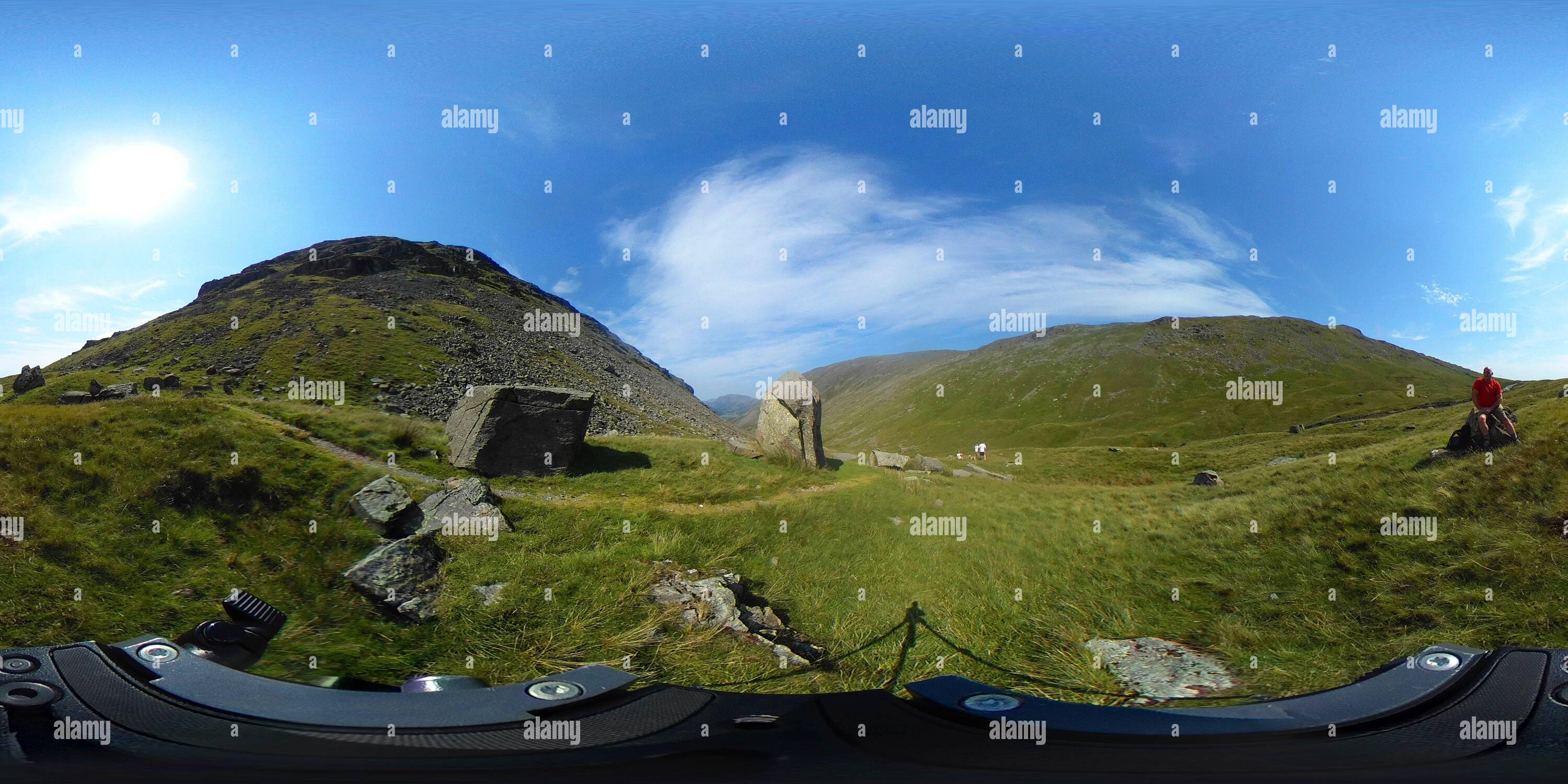 360° view of View of the The Kirkstone from Red Screes fell, Kirkstone ...