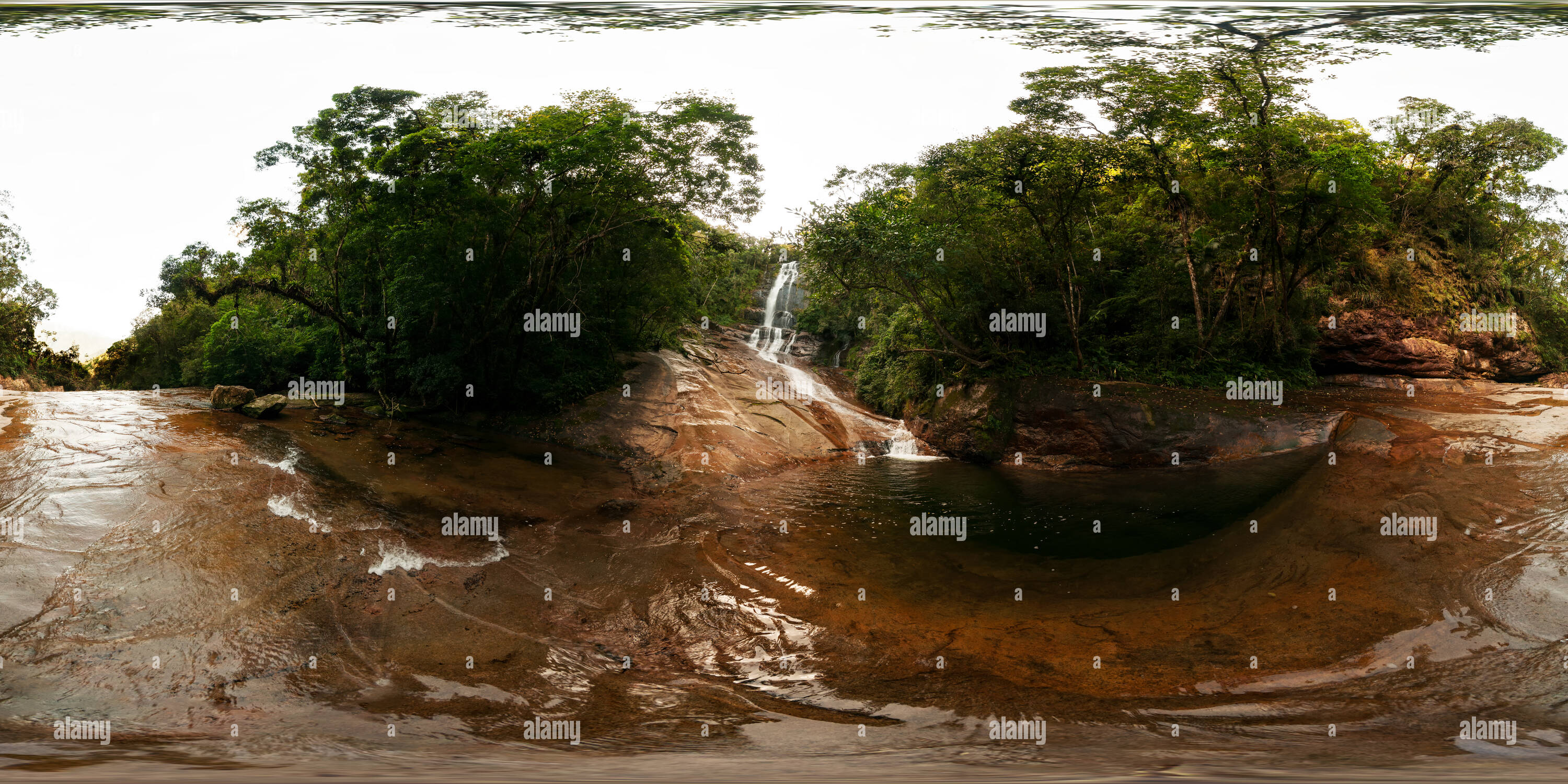 360° view of Monkeys Waterfall (Salto dos Macacos - Alamy