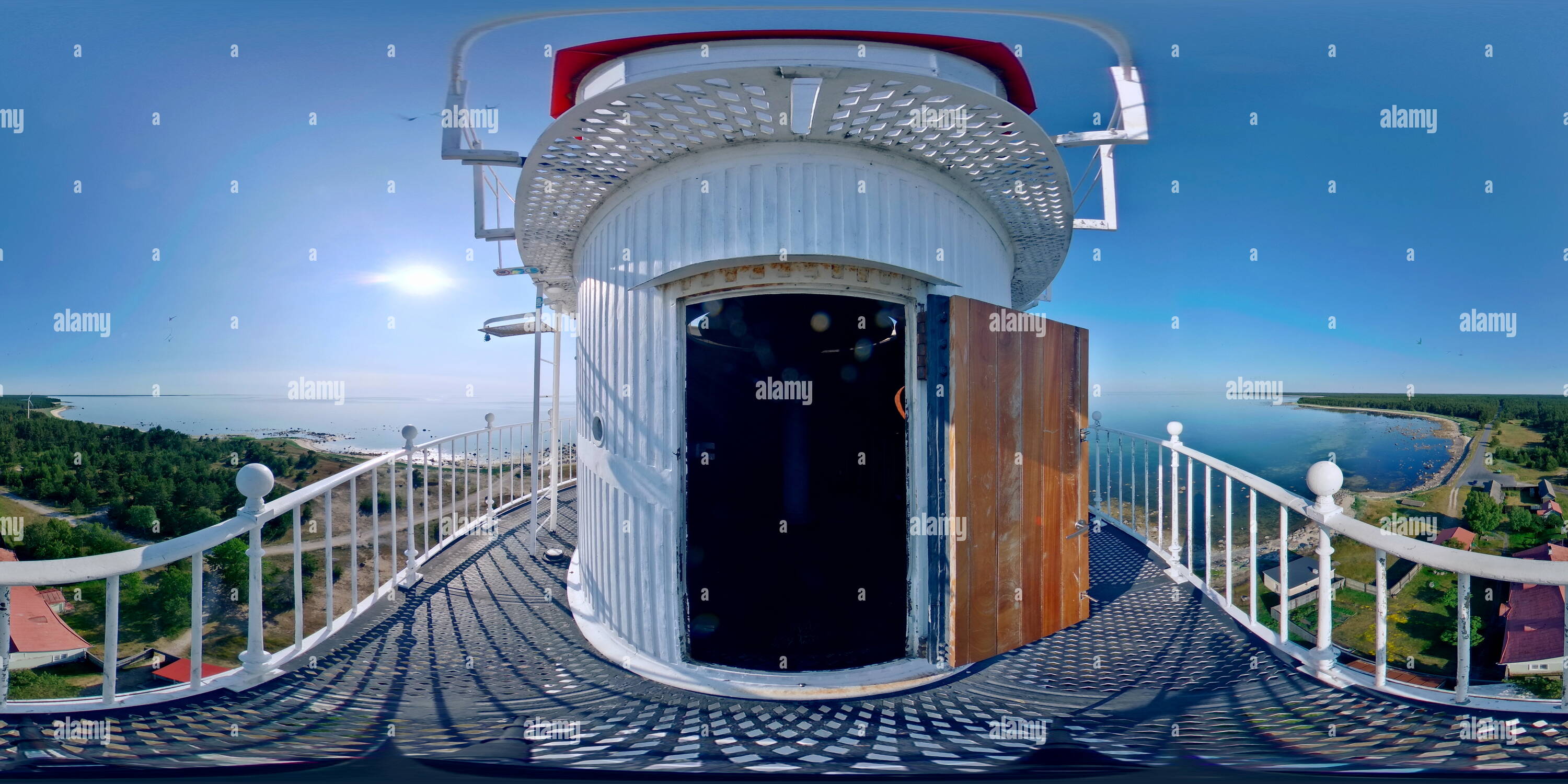 360° view of Lighthouse Tahkuna views - Alamy