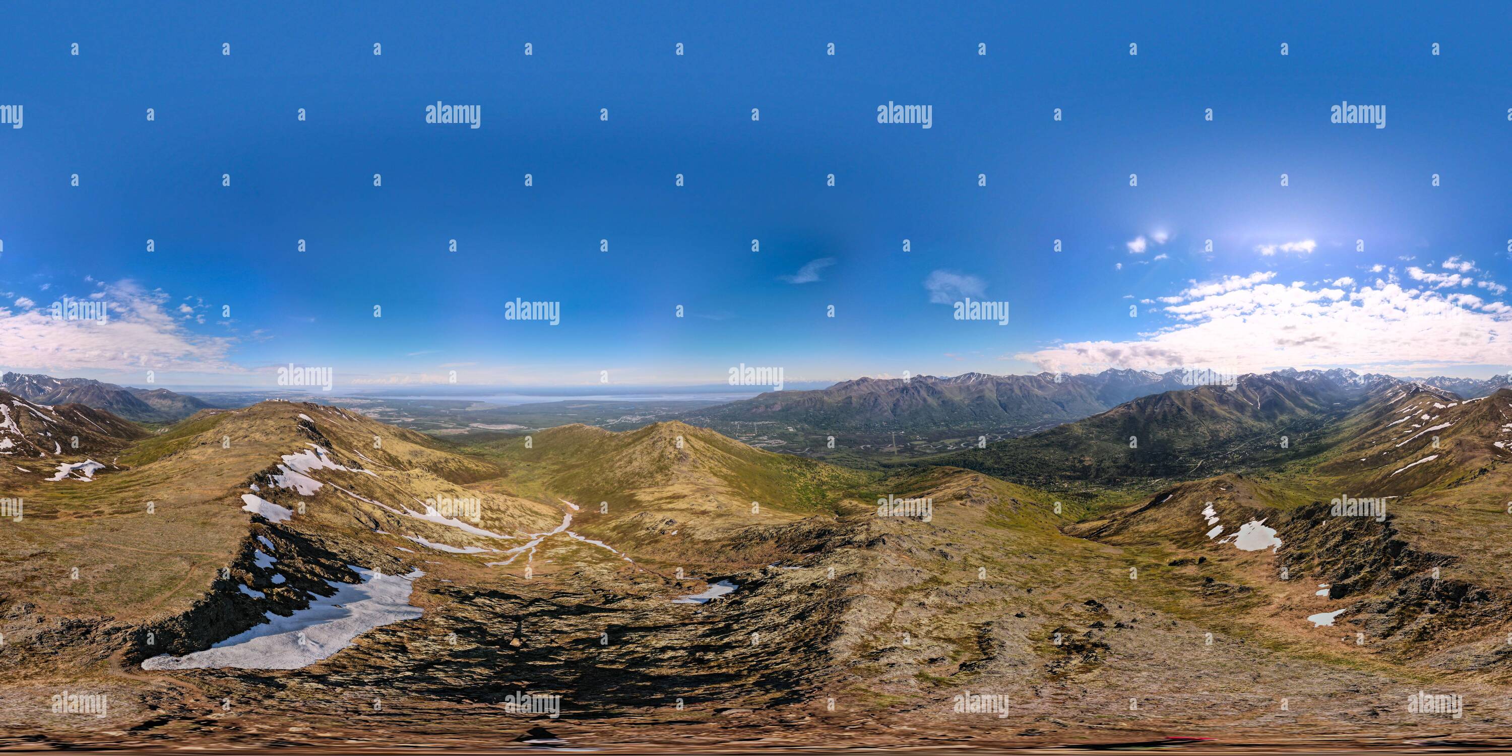 360° view of Photosphere 110 Feet above Mount Gordon Lyon, Anchorage ...