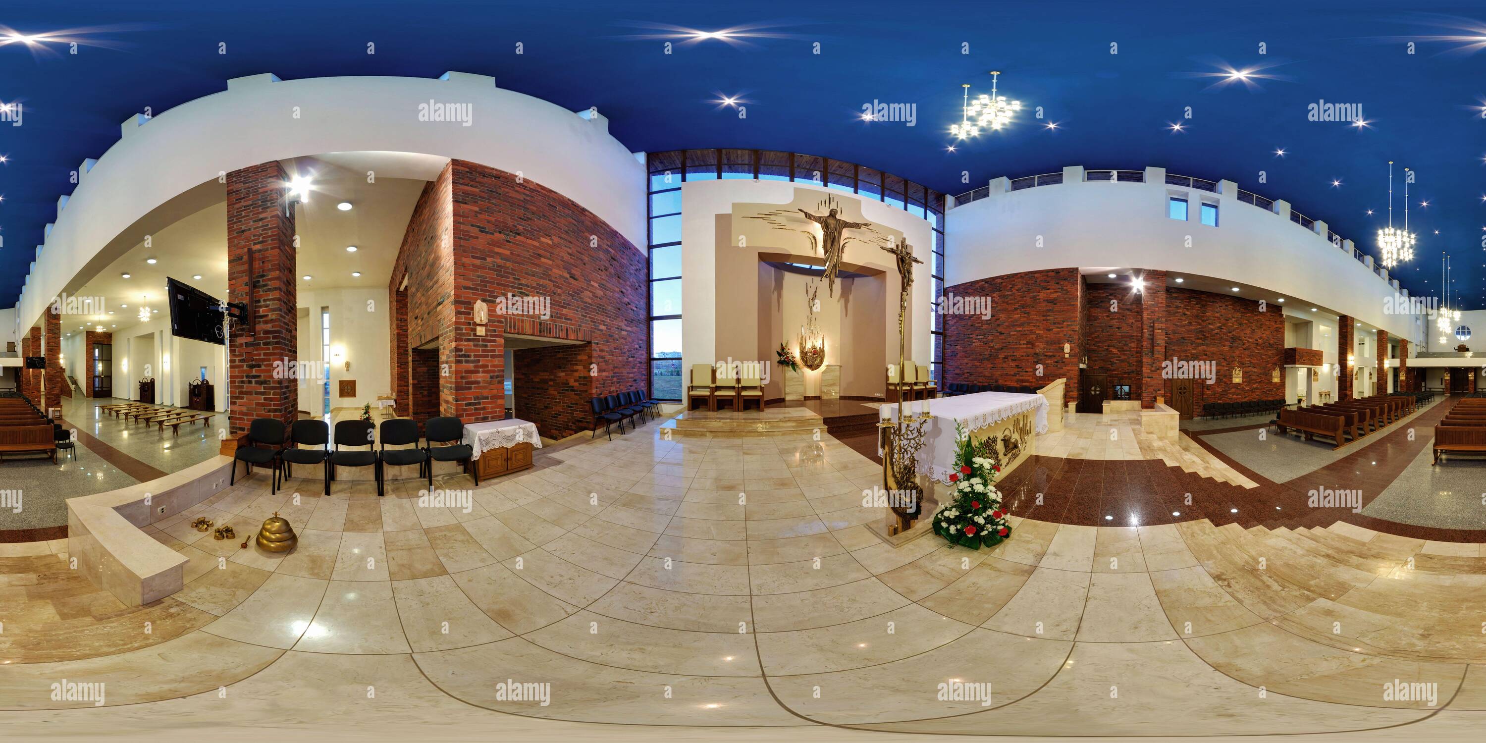 360° view of BELARUS - AUGUST 2016: Full spherical seamless hdri ...