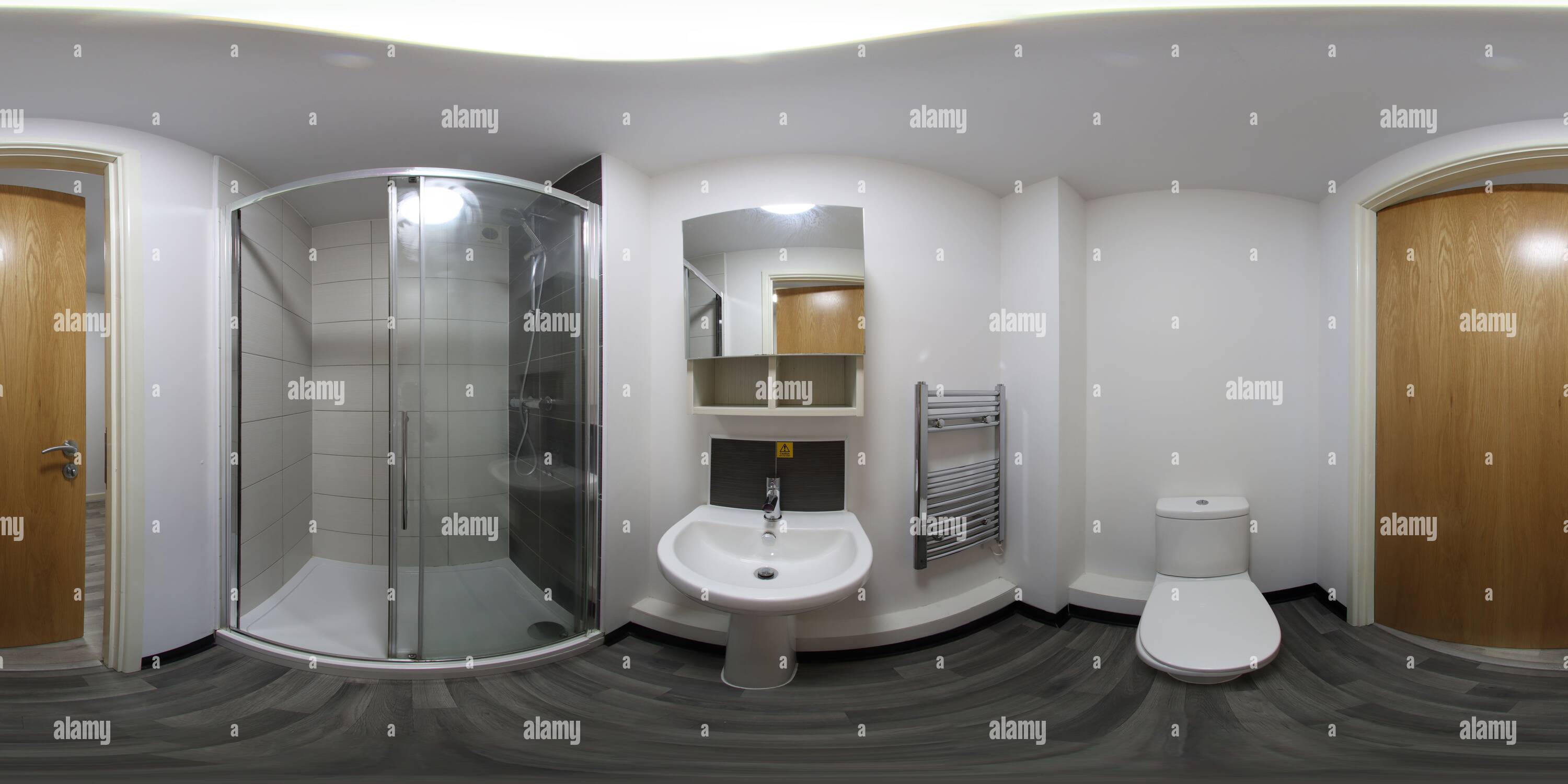 360° view of 360 Degree full sphere panoramic photo of a modern newly ...