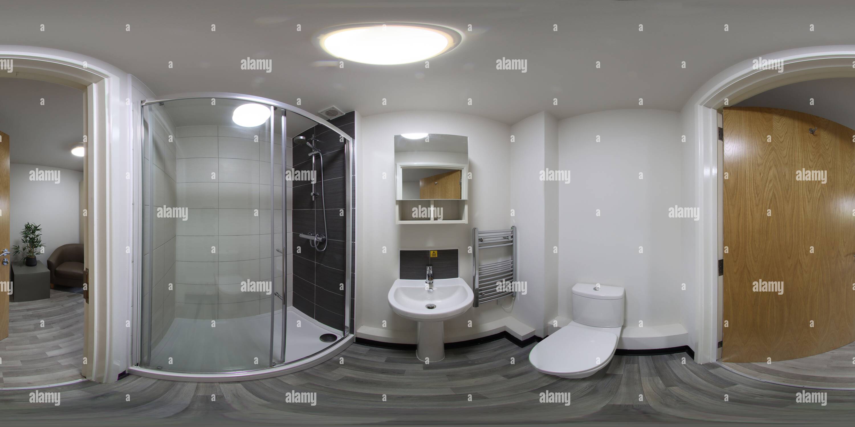 360° view of 360 Degree full sphere panoramic photo of a modern newly ...