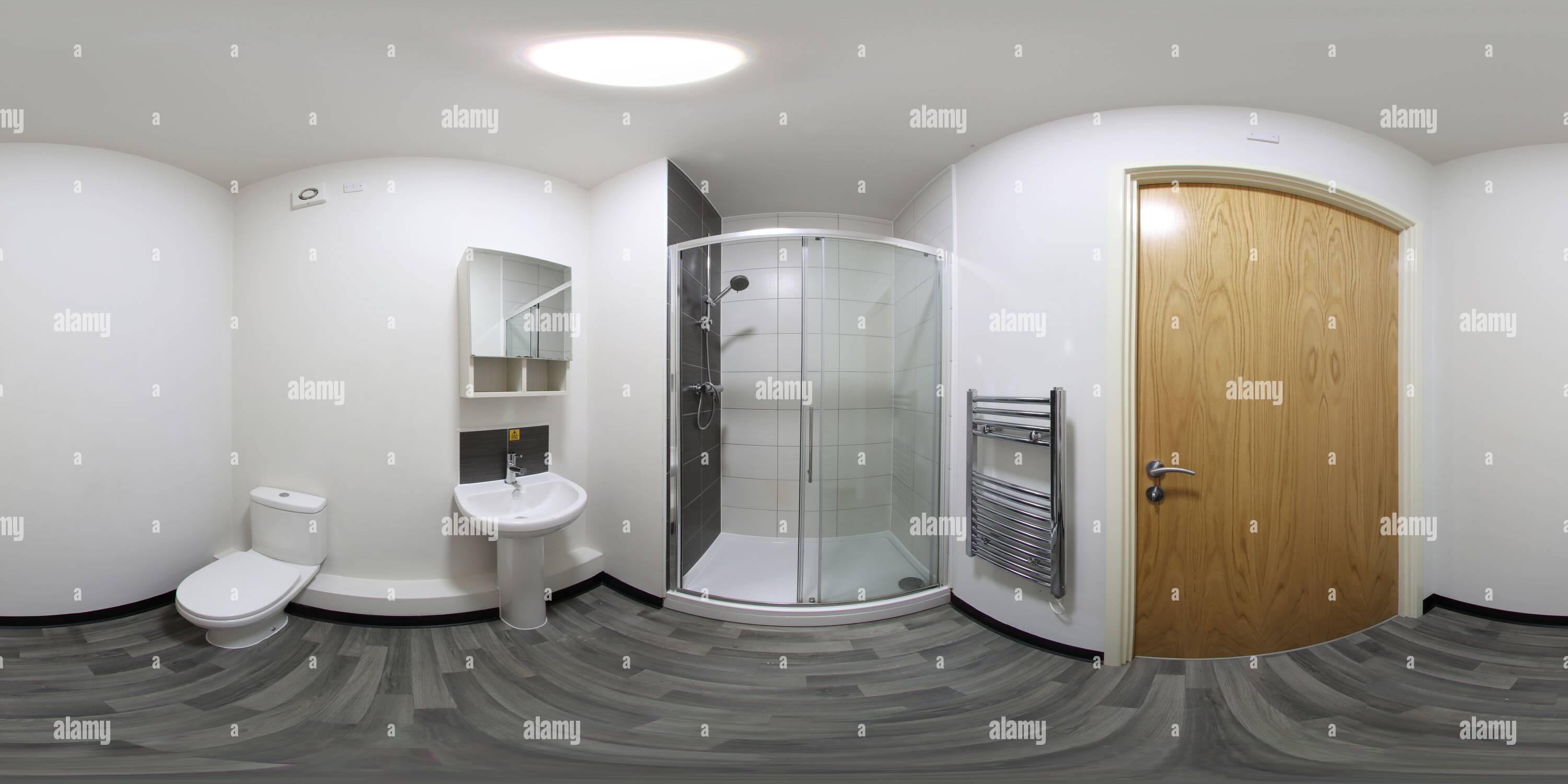 360° view of 360 Degree full sphere panoramic photo of a modern newly ...