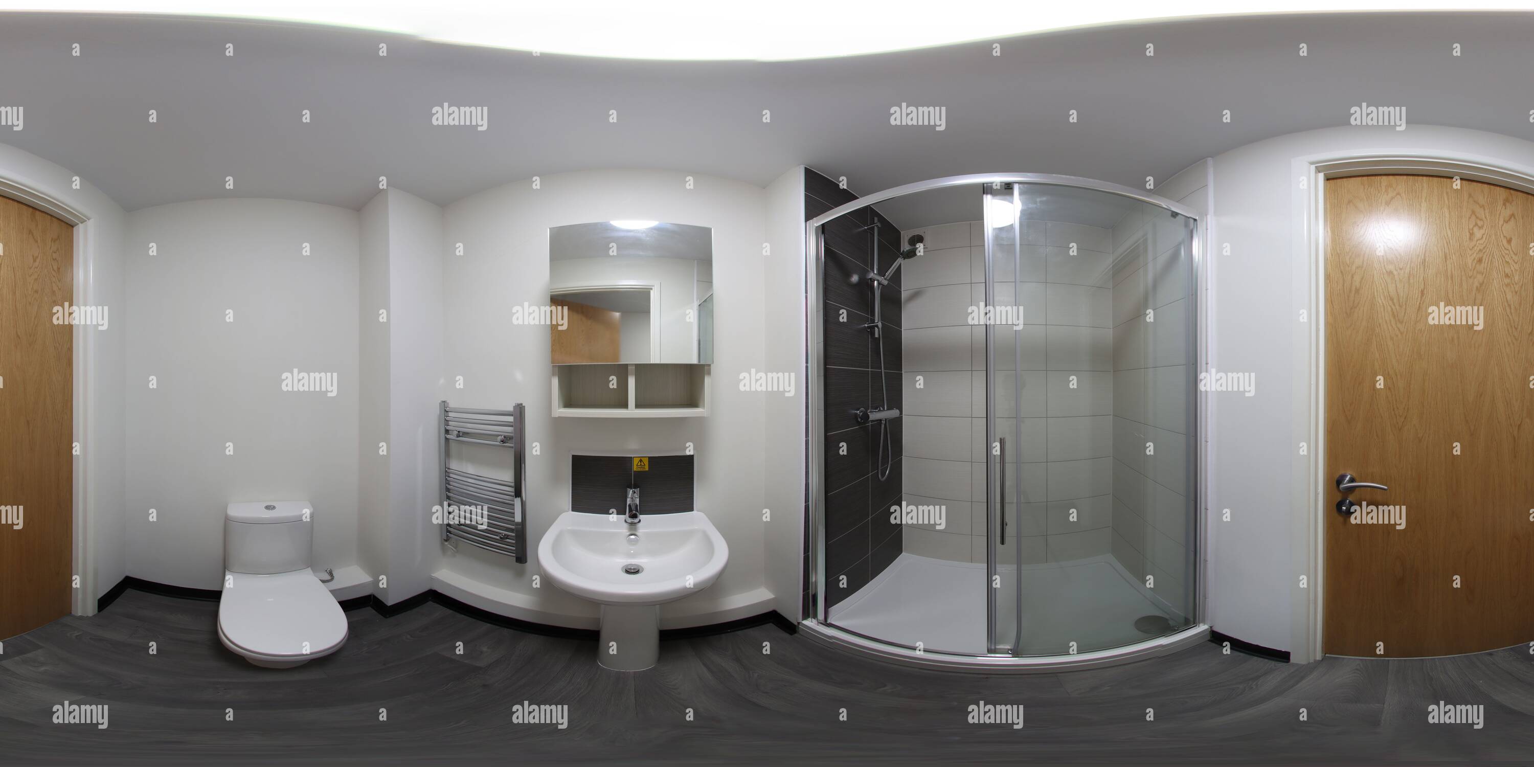 360° view of 360 Degree full sphere panoramic photo of a modern newly ...