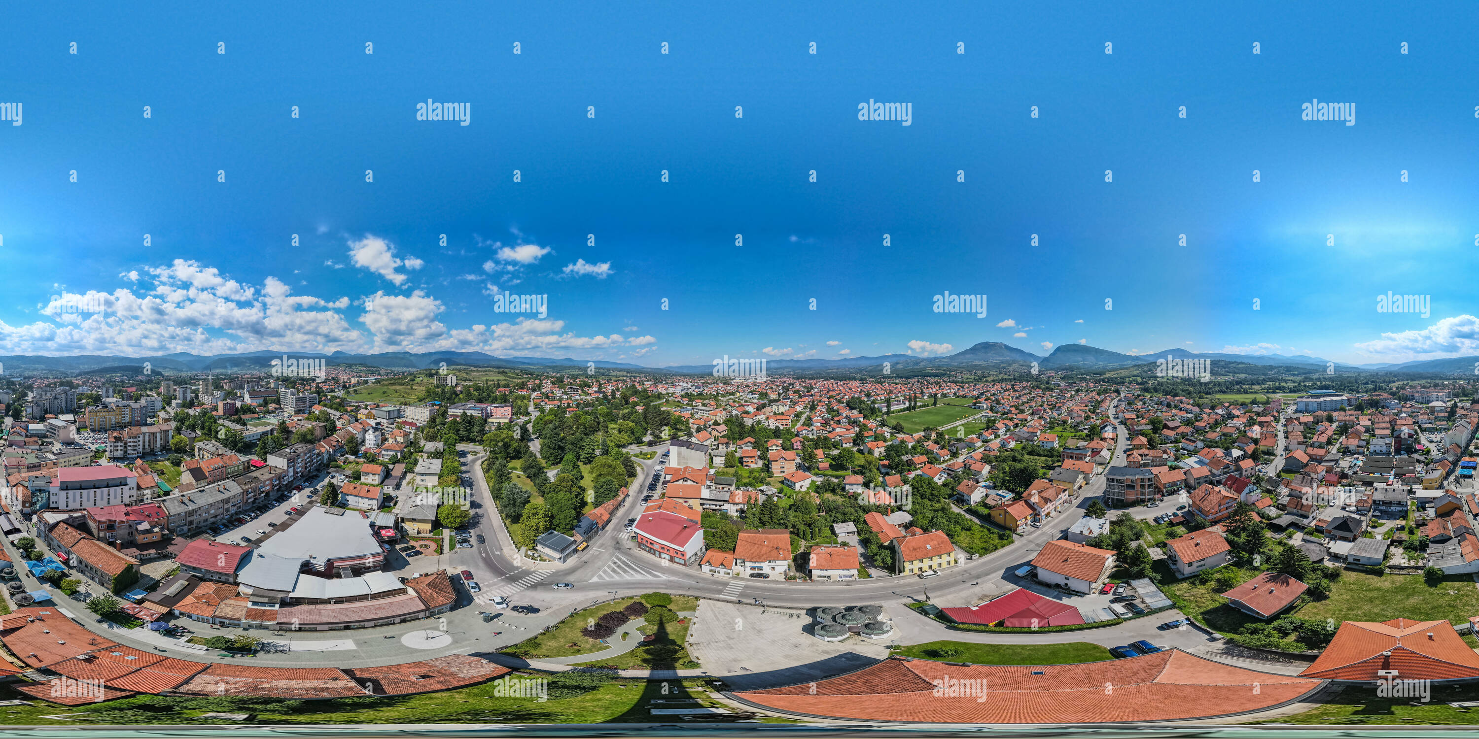 360° view of Bugojno - Sultan Ahmedova džamija - Alamy