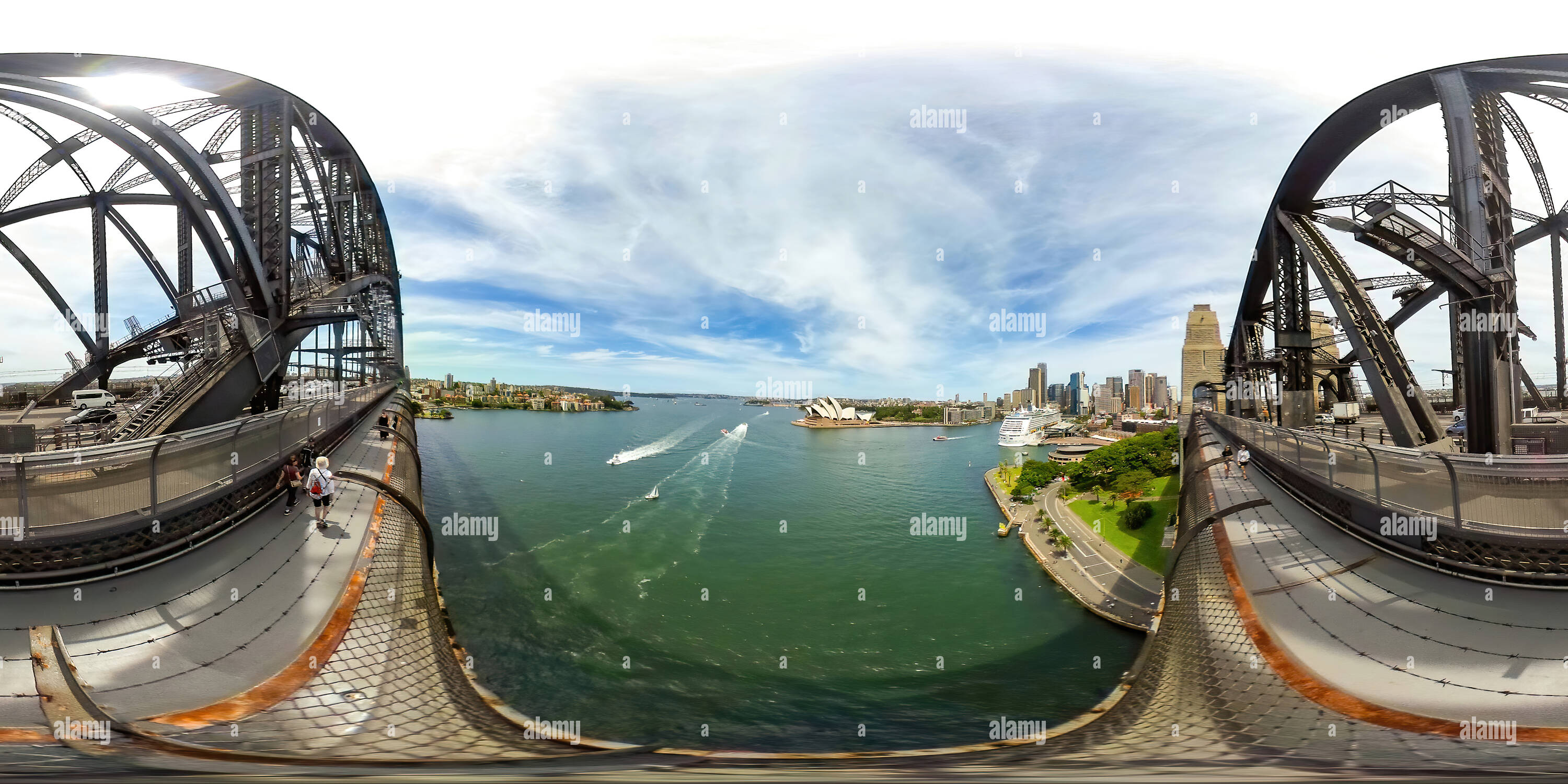 360° view of View from the Sydney Harbour Bridge - Alamy