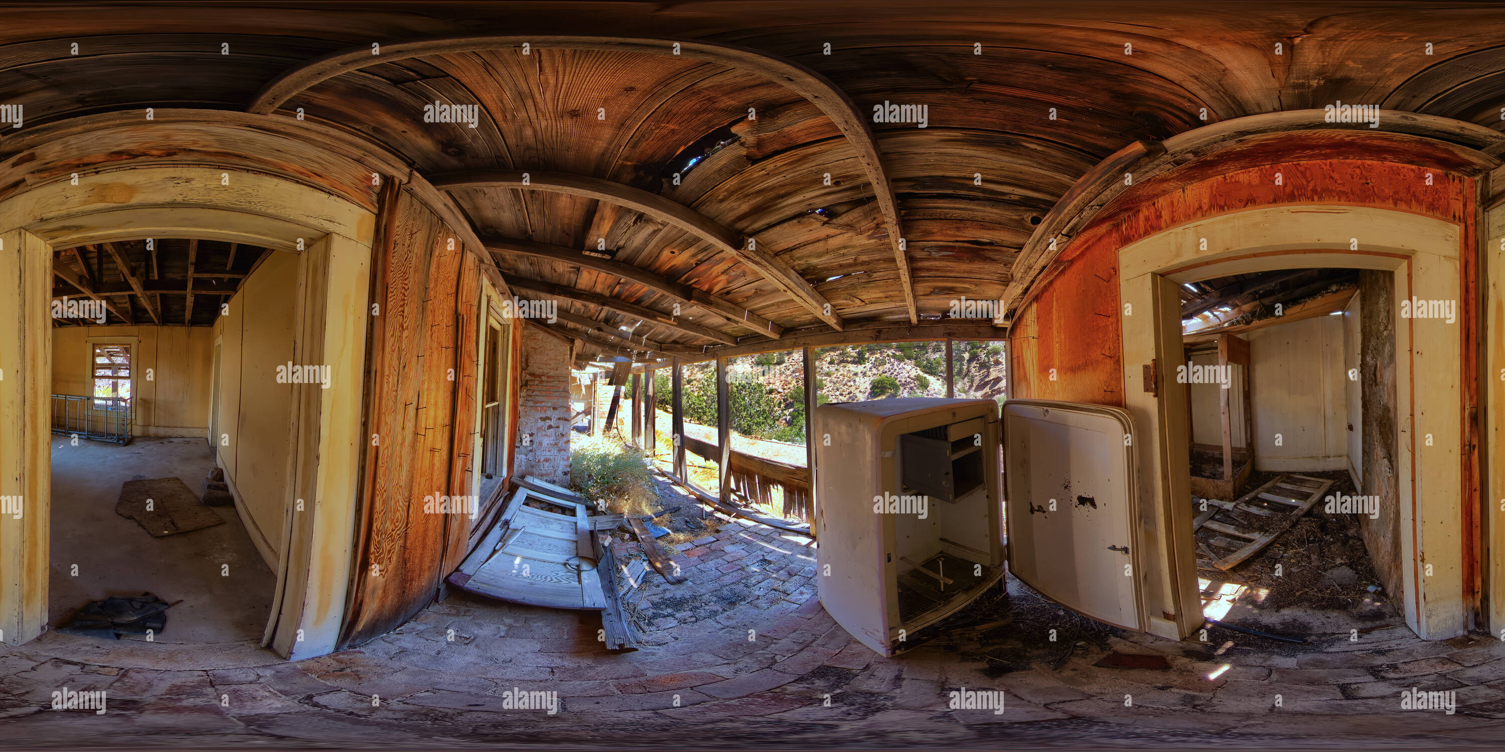 360° view of Beck Ranch - Back Porch - Alamy