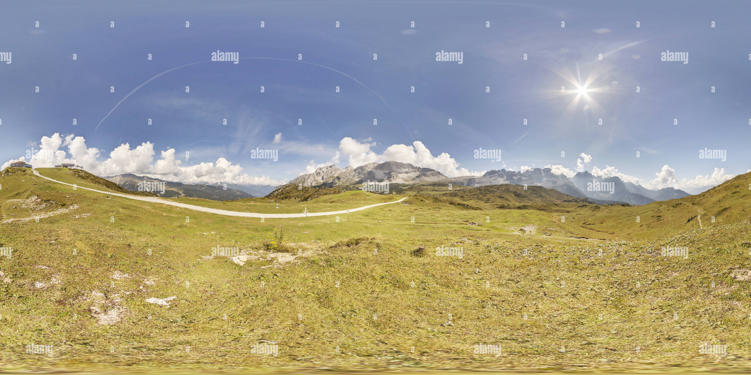 360° view of Spinale Mount- Madonna di Campiglio - Alamy