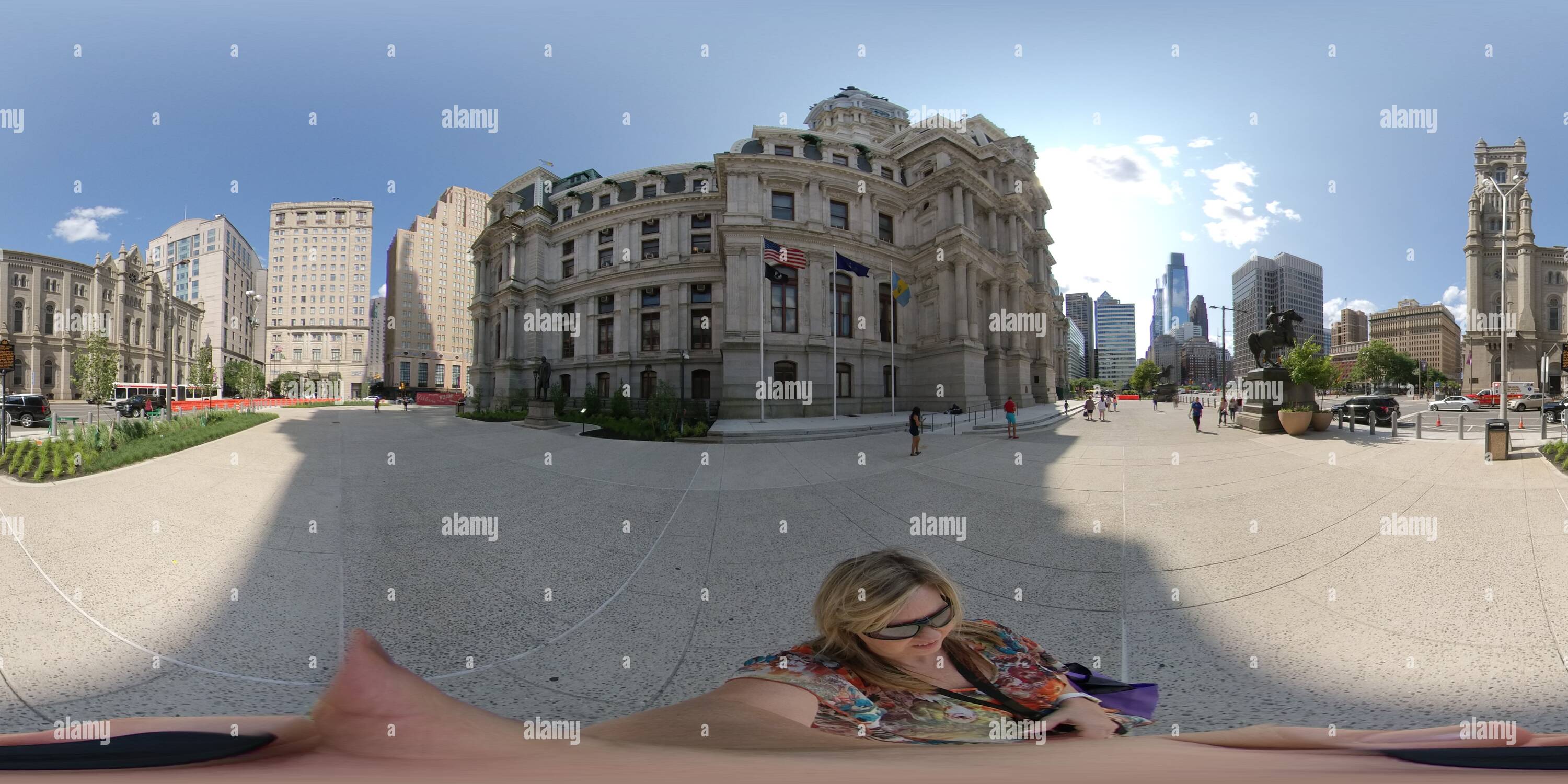 360° view of Square in Philadelphia - Alamy