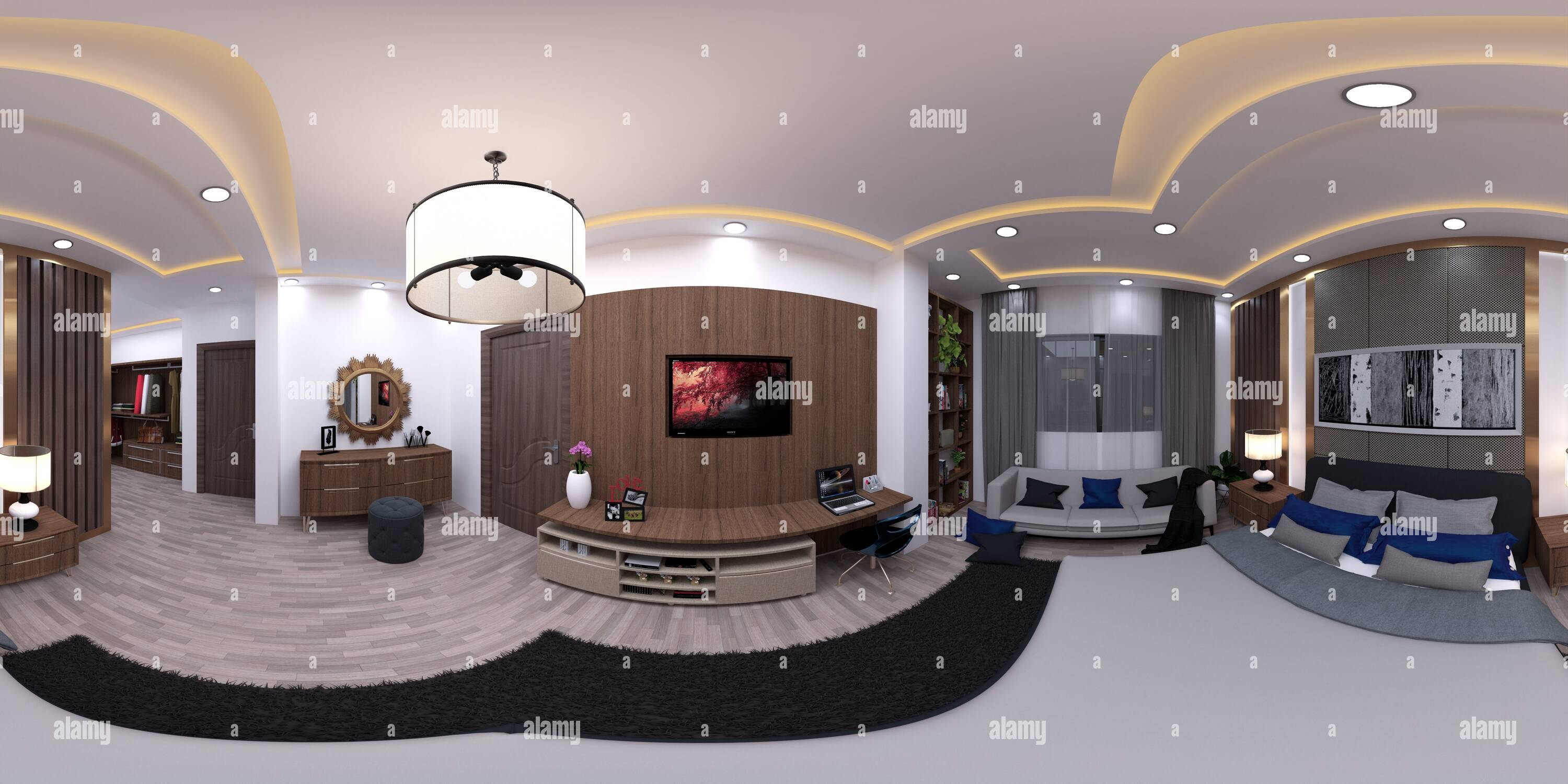 360 bedroom hi-res stock photography and images - Alamy