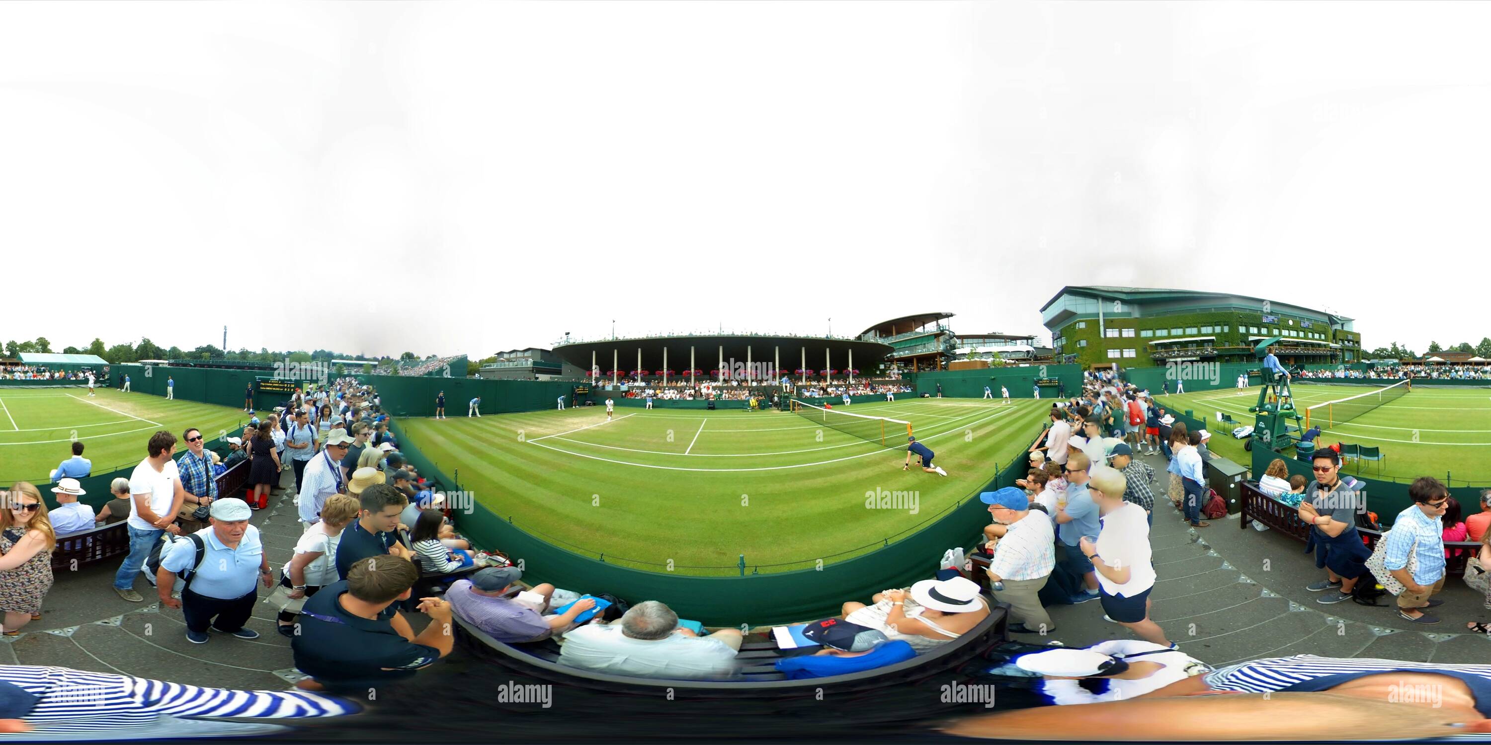 360° view of THE WIMBLEDON TENNIS CHAMPIONSHIPS, THE ALL ENGLAND CLUB ...
