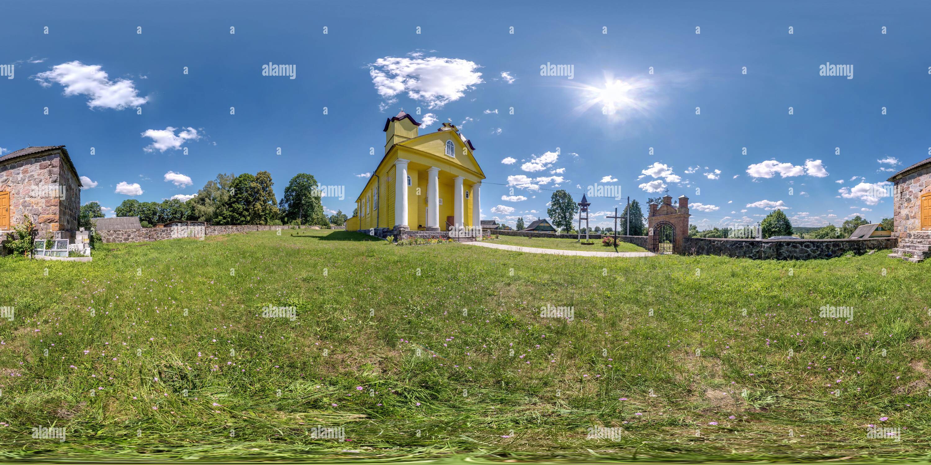 360° view of Full seamless spherical hdri panorama 360 degrees angle in ...