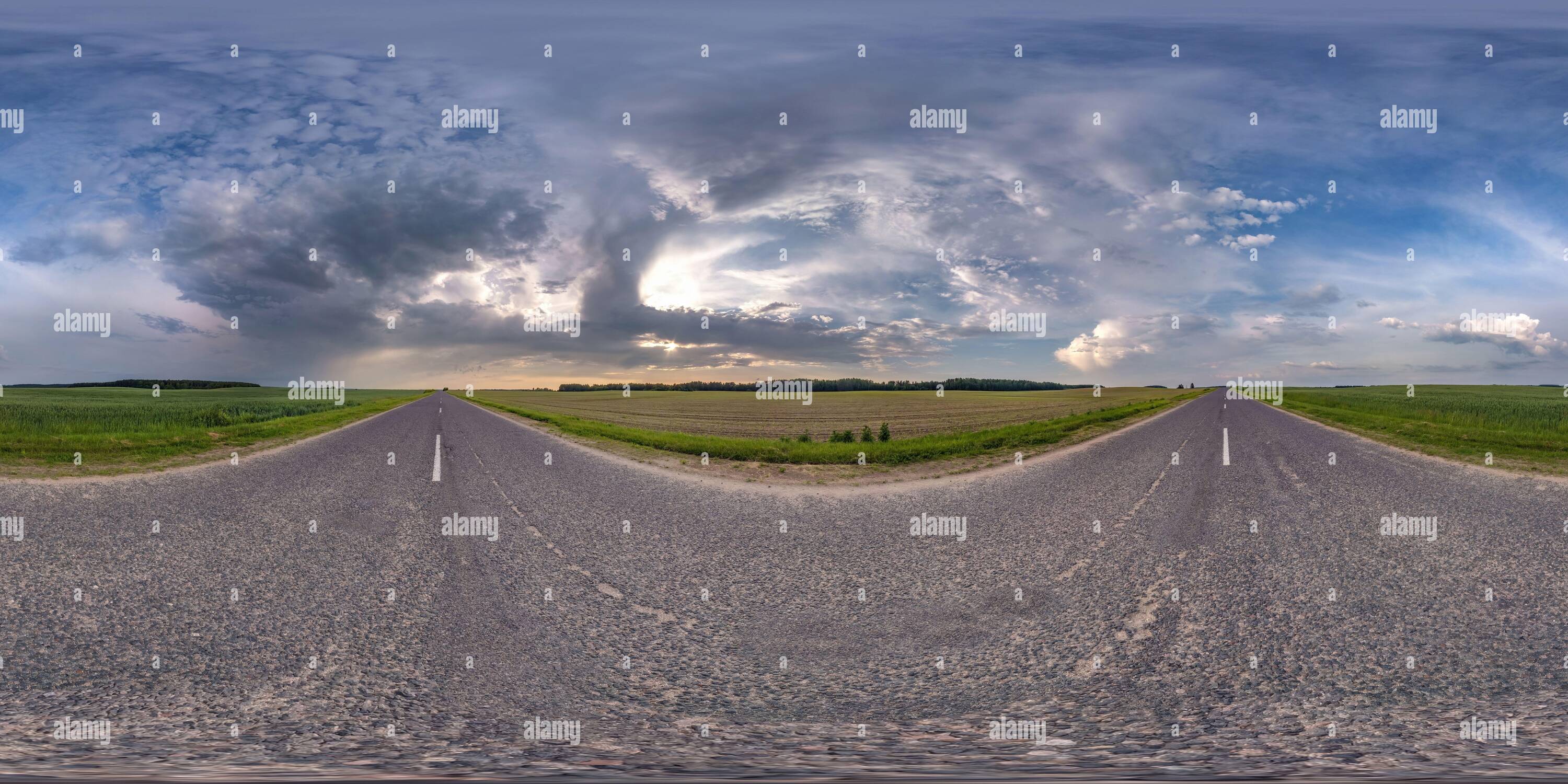 360° view of Full spherical seamless panorama 360 degrees angle view on ...