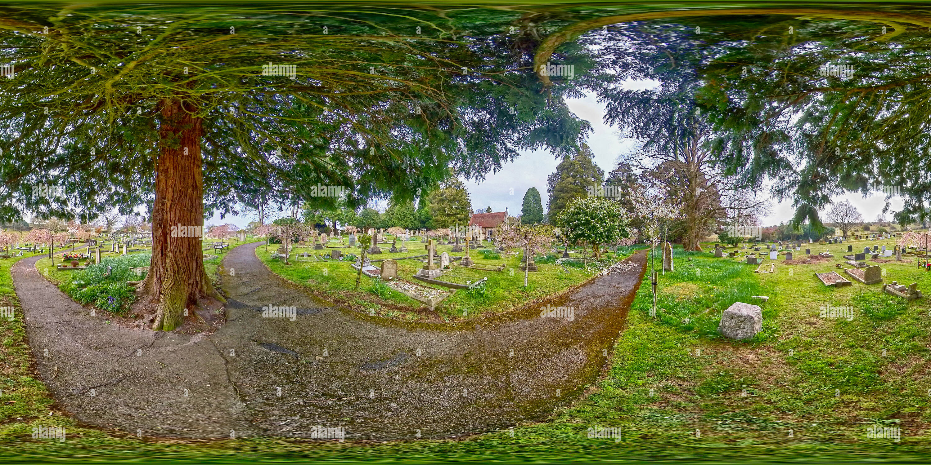 360° view of Lyndhurst chapel and cemetery, Bolton's Bench Lyndhurst ...